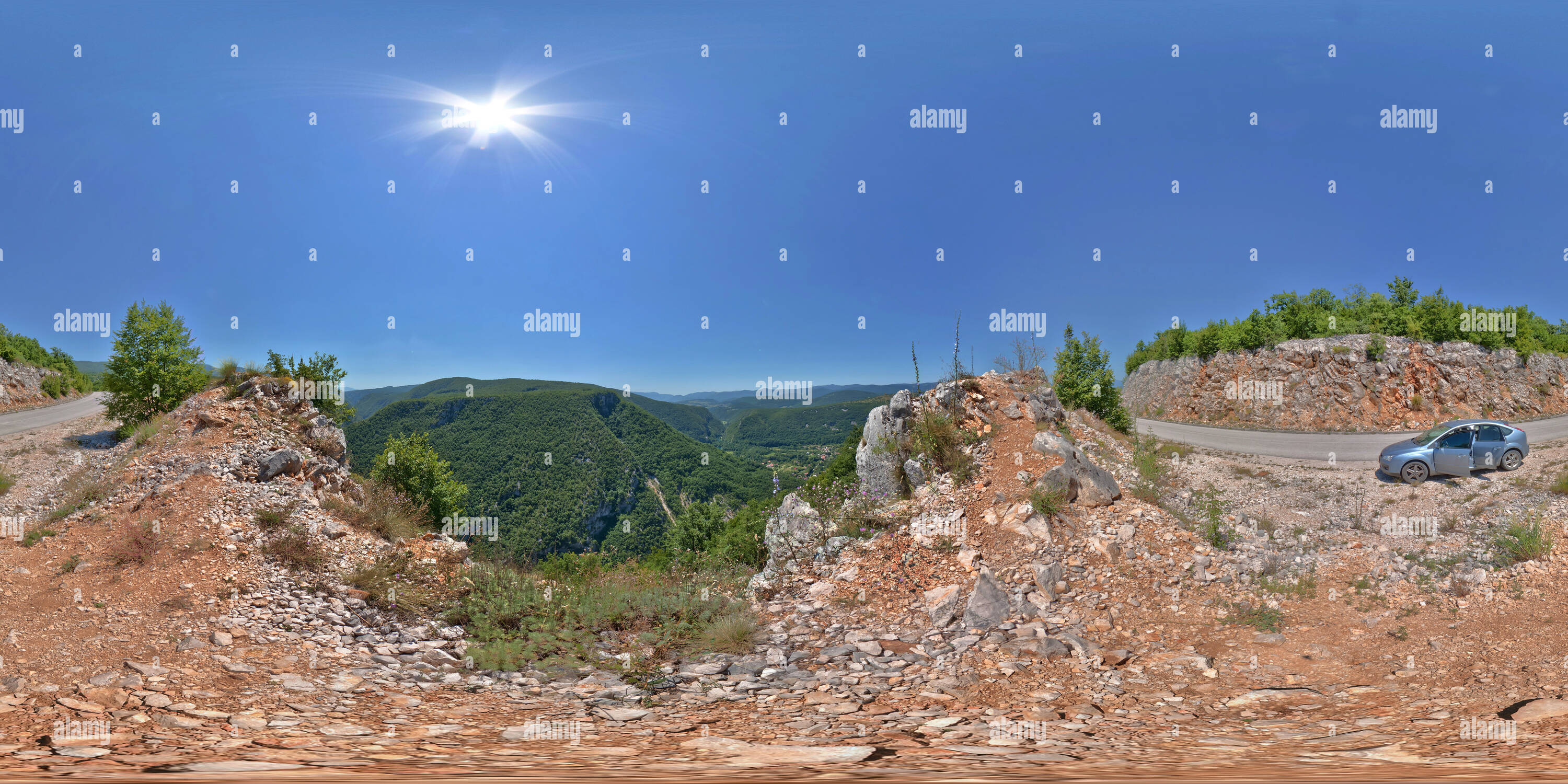 360° view of Pogled Ka Uni - Alamy