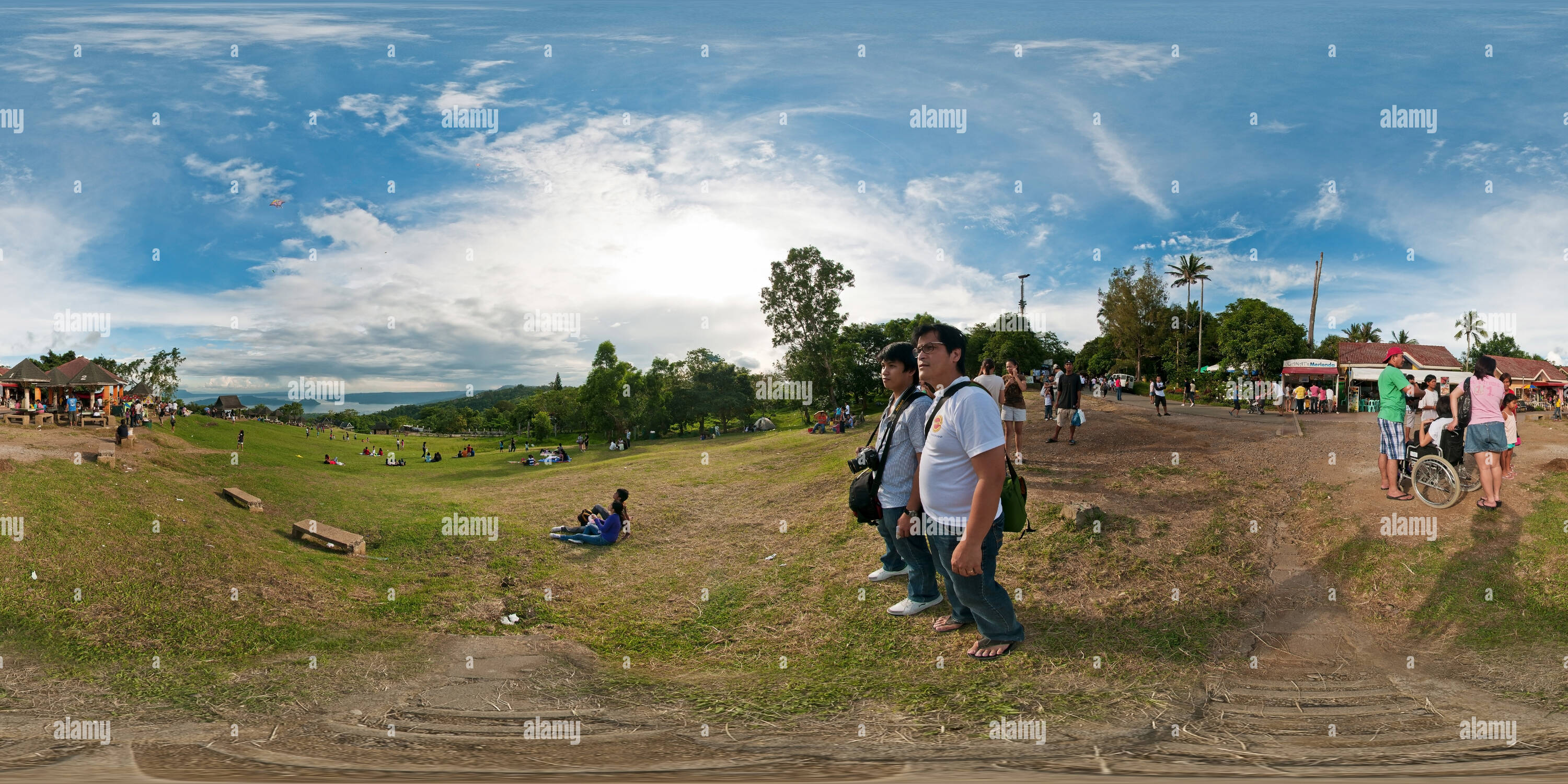 360° view of Overlooking Taal Volcano - Alamy