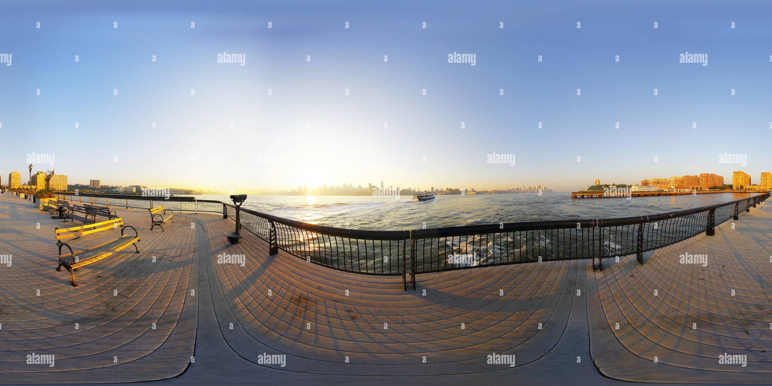 360° view of Good morning New York - Alamy