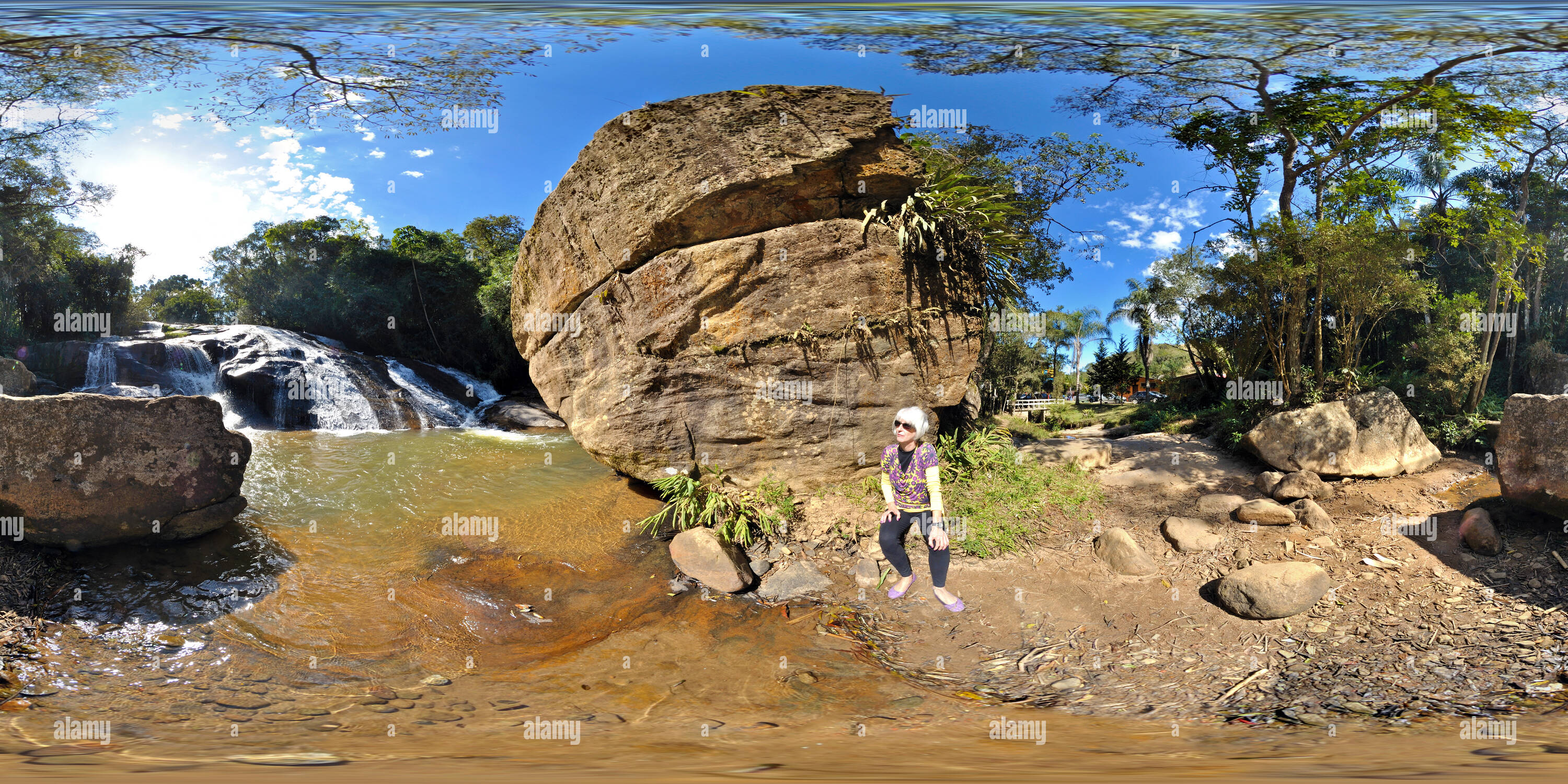 360° view of Cachoeira do Menc - Alamy