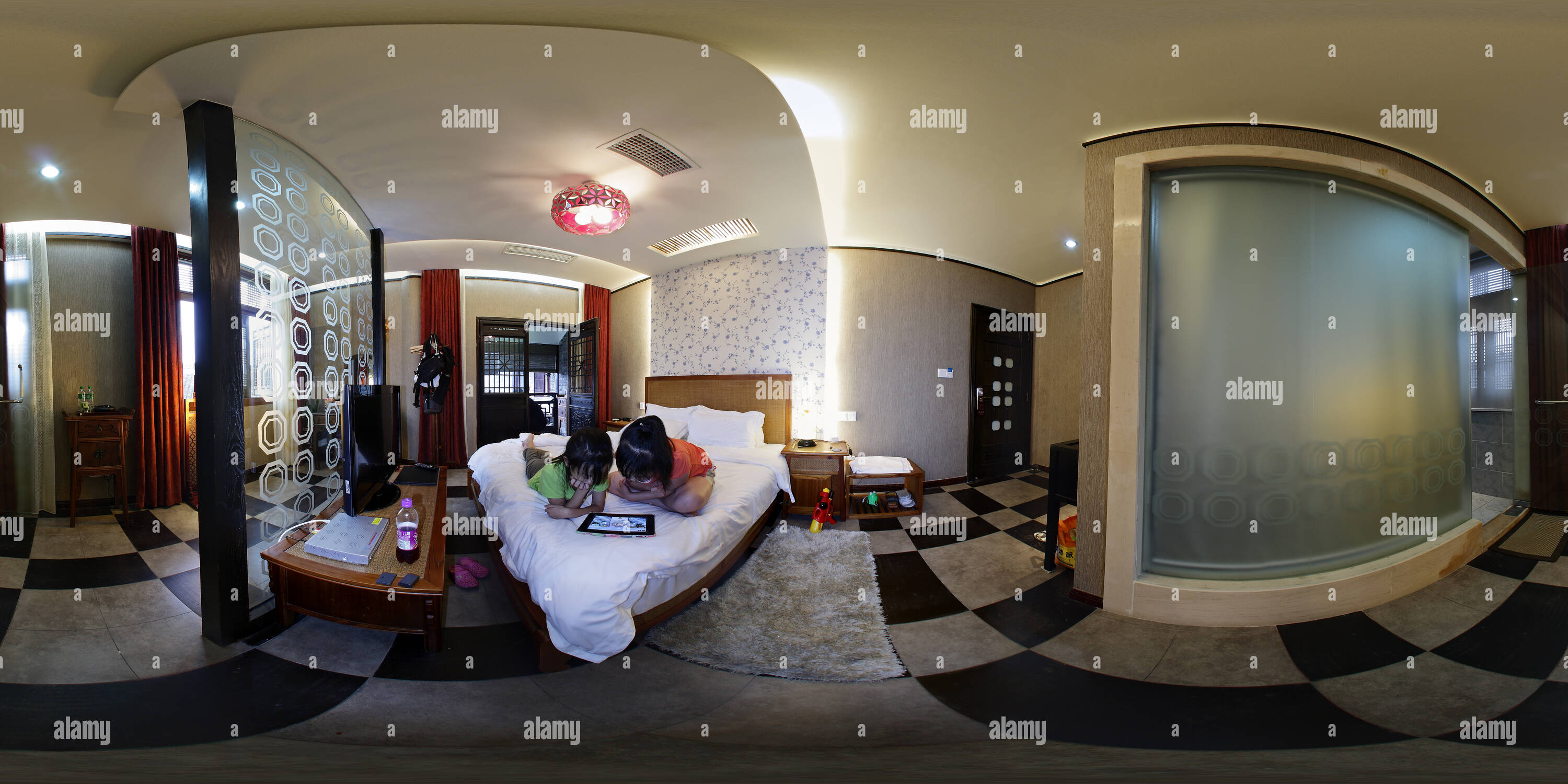360° view of 2011-07-29 Chengdu Pingle Town - Volume II-15-3 - Alamy