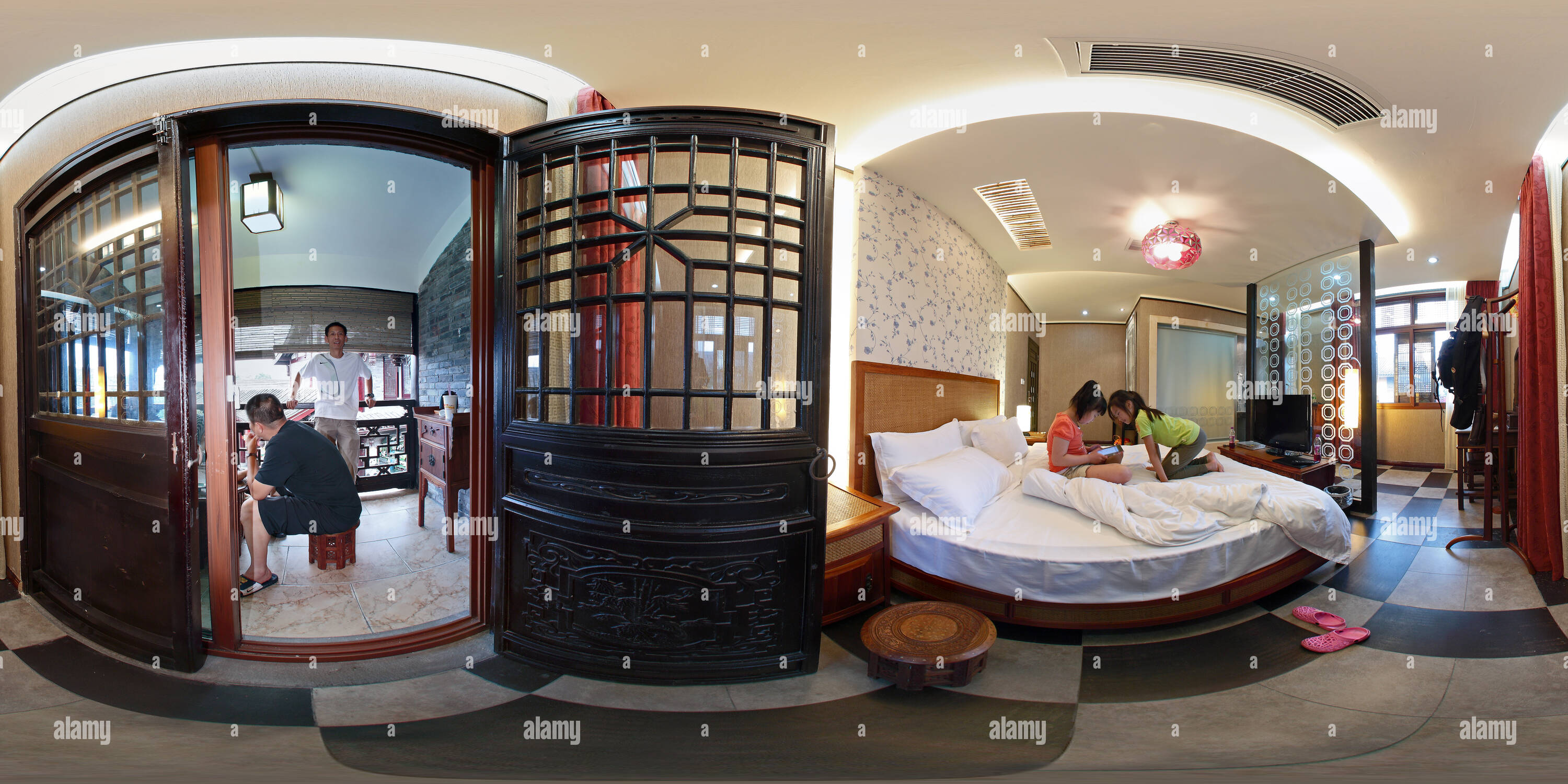 360° view of 2011-07-29 Chengdu Pingle Town - Volume II-17 - Alamy
