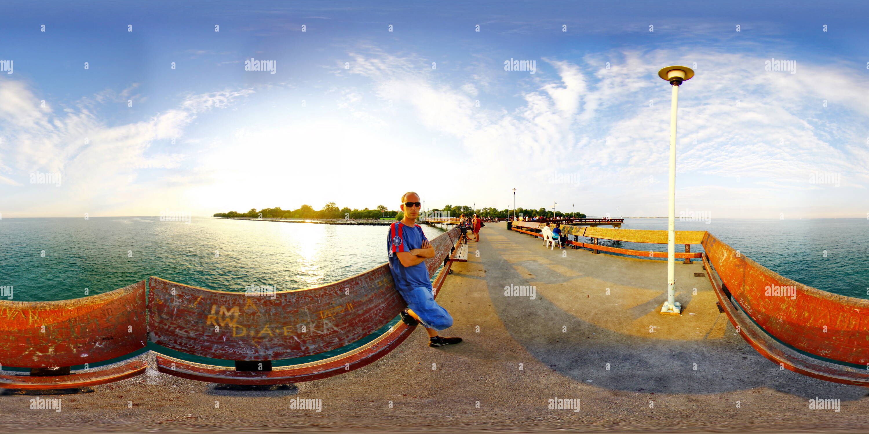 360° view of Toronto Island - Centre Island - Alamy