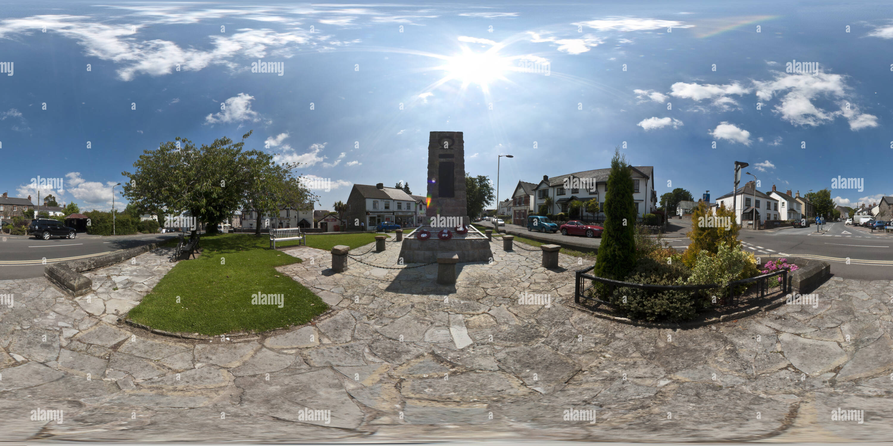 360° view of Dinas Powys Square - Alamy