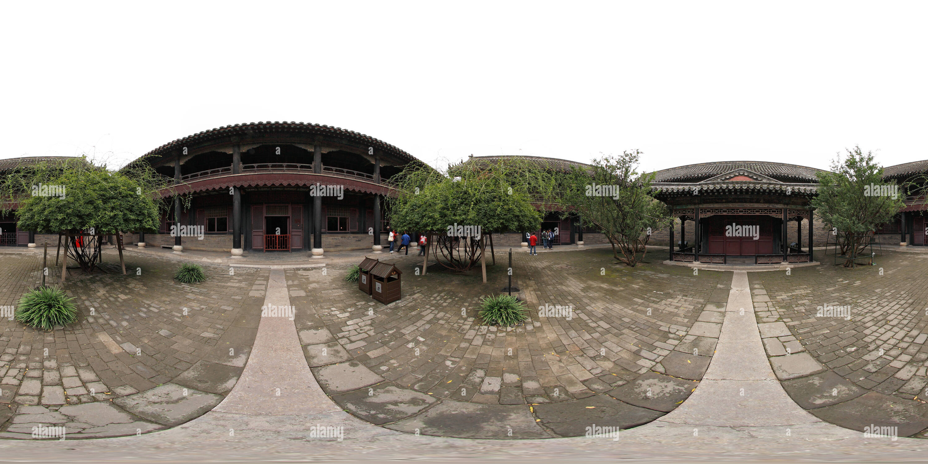 360° view of Confucius Temple in Qufu, Shandong Province - after the ...