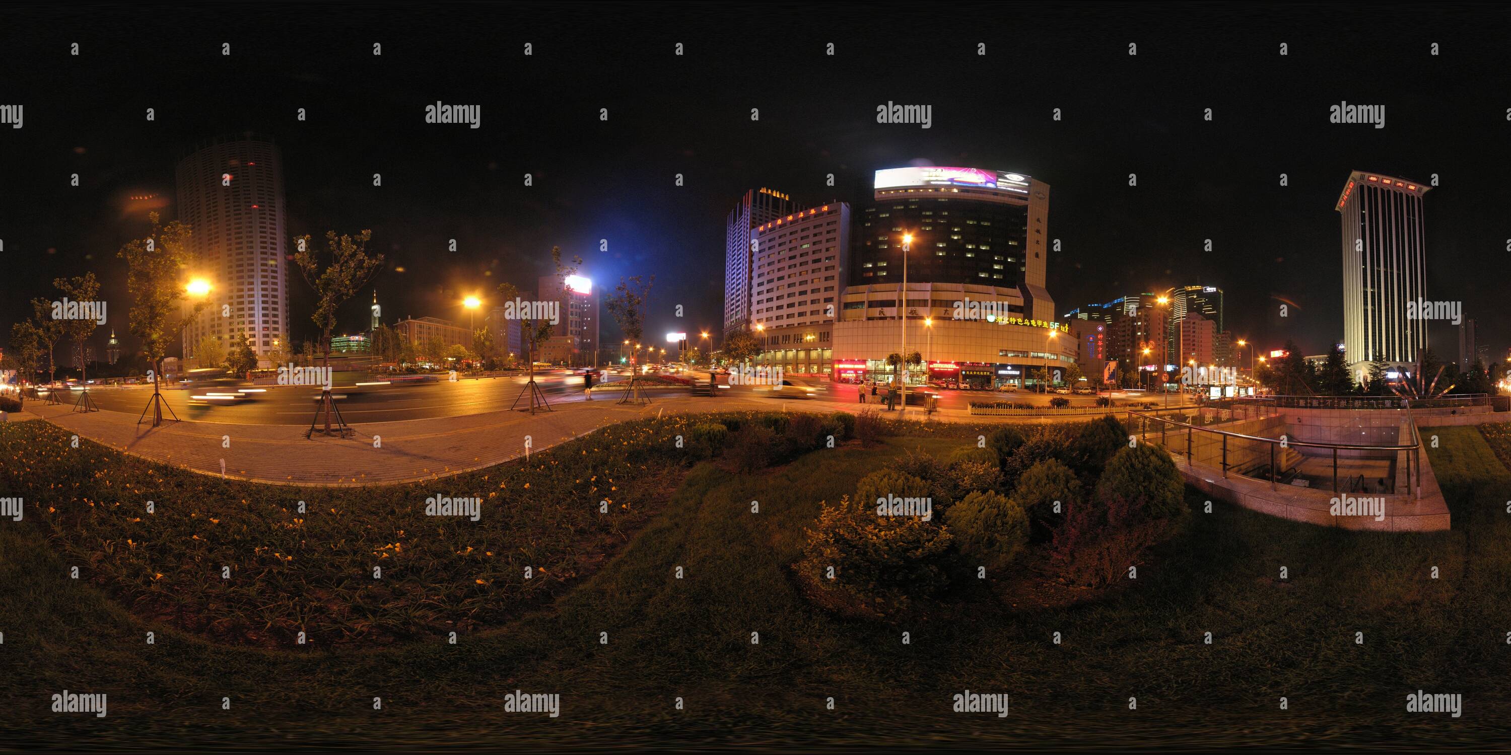 360° view of Xiwang Square Dalian - Alamy