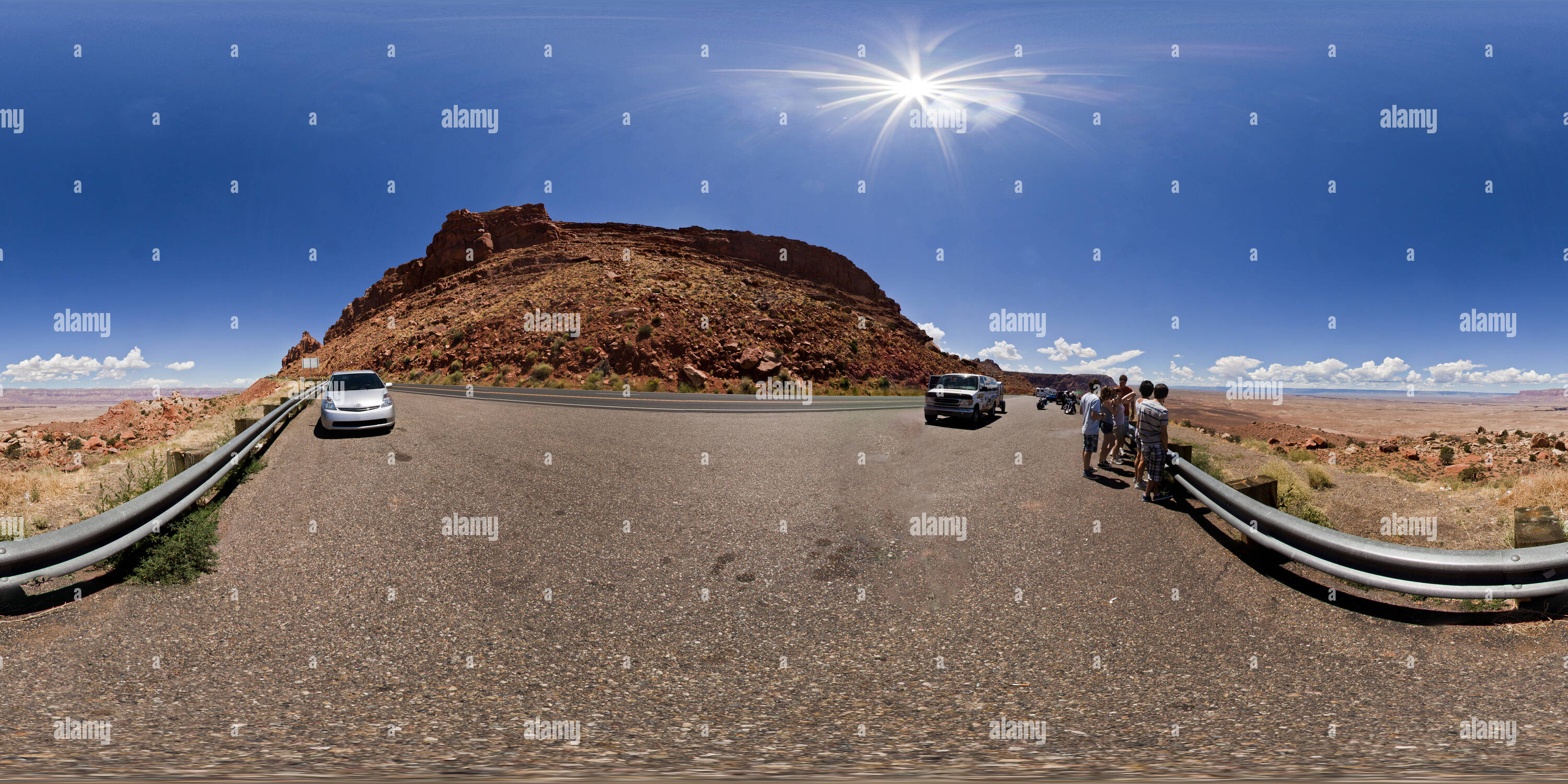360° view of Marble Canyon and House Rock Valley Overlook, Navajo ...