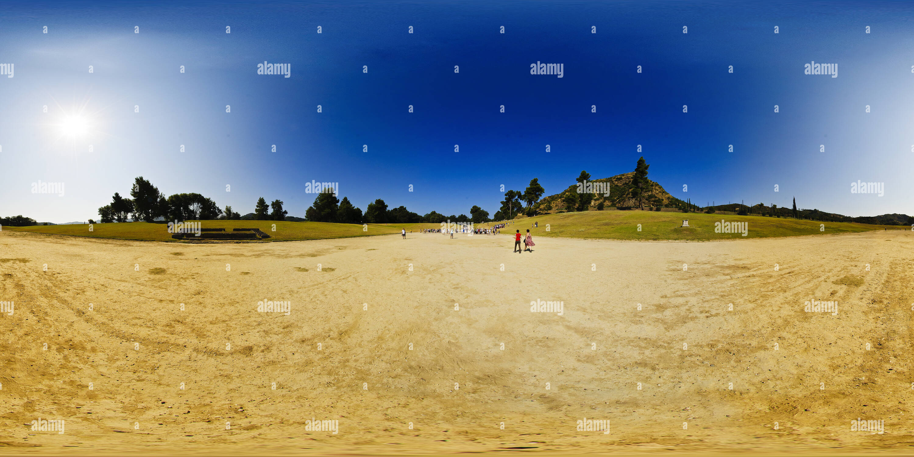 360° view of Olympia - stadium - Alamy