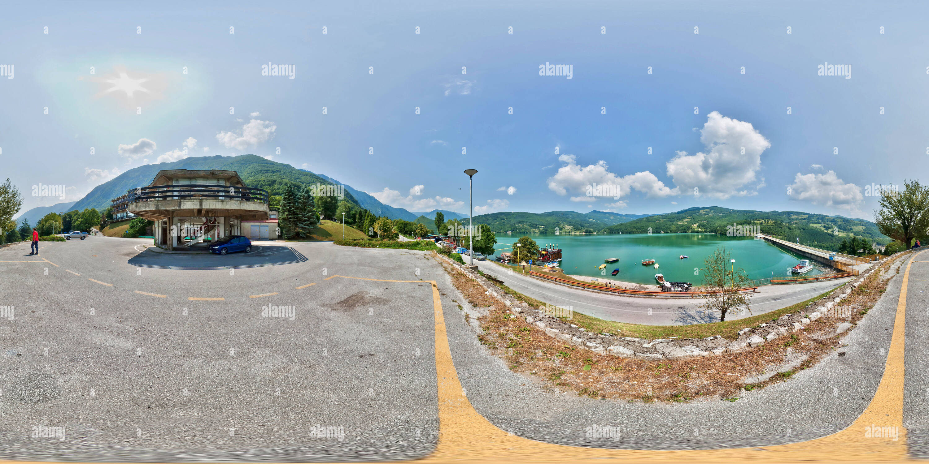 360° view of Pogled na branu, Perućac - Alamy