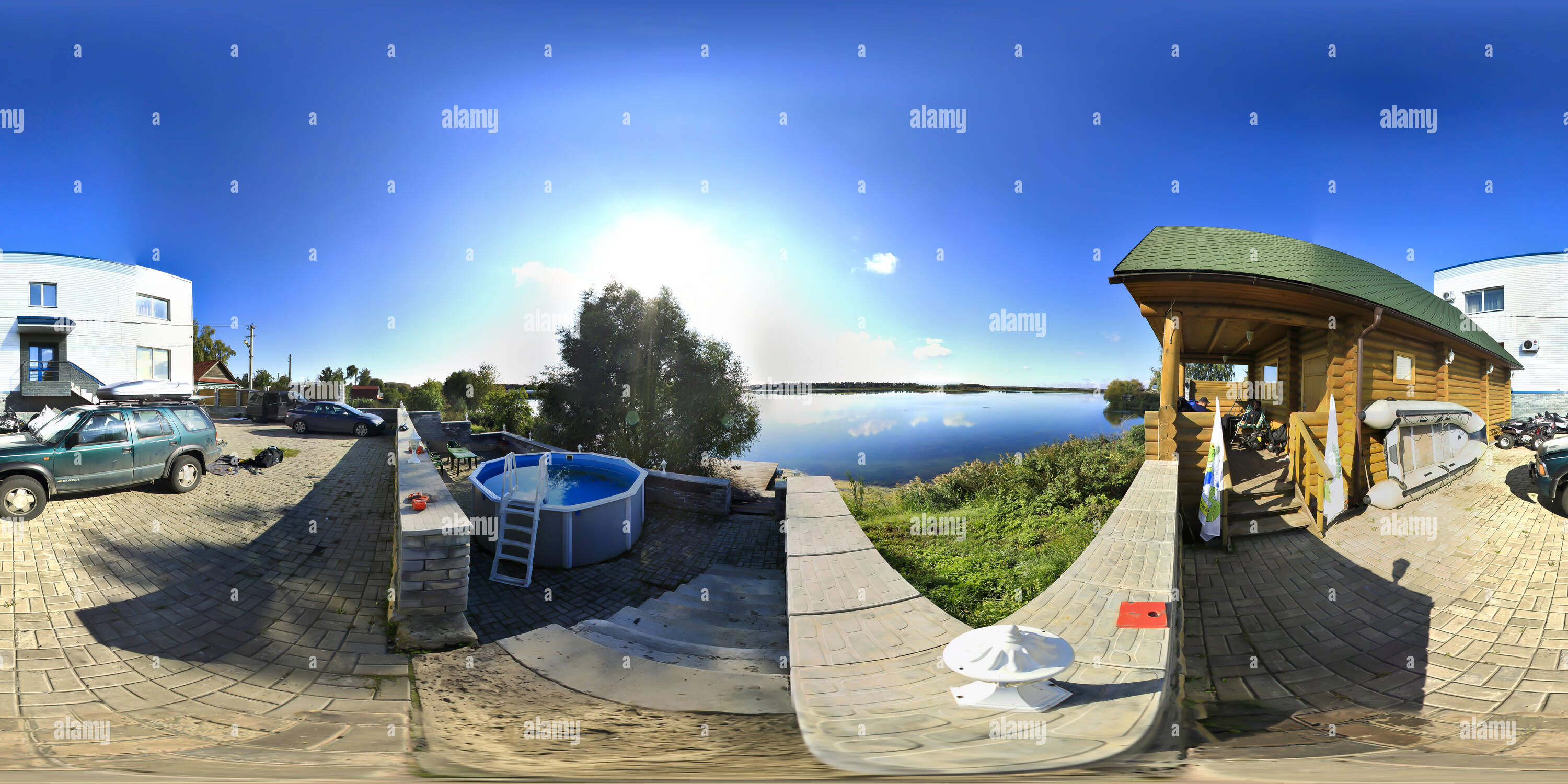 360° view of Vad Lake 2011 09 17 - Alamy