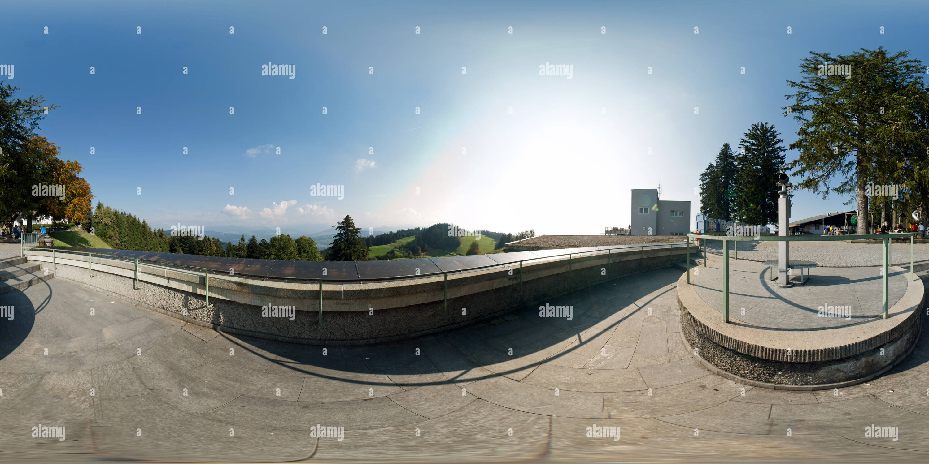 360° view of Alps panorama at Pfaender mountain - Alamy