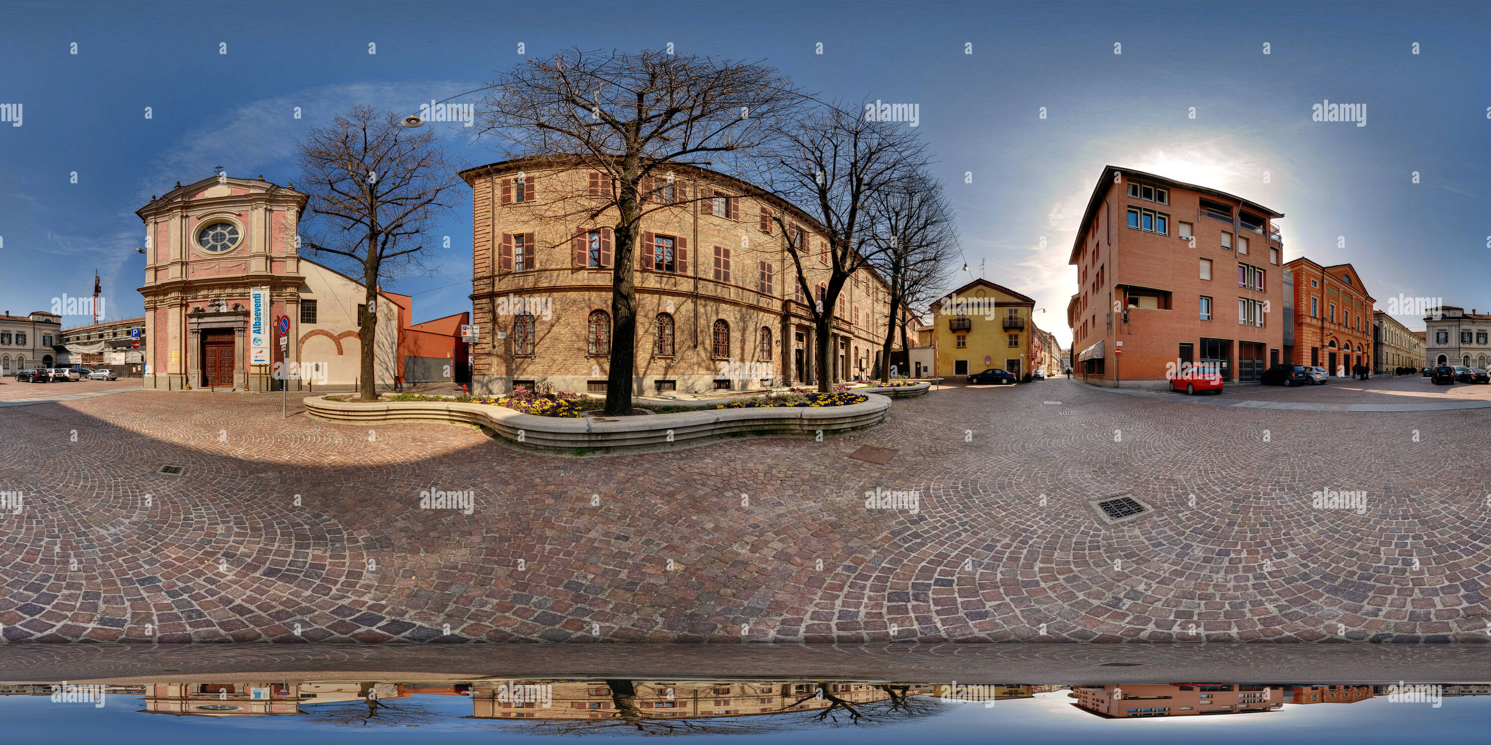 360° view of The seminary and Santa Caterina Church in Alba - Alamy