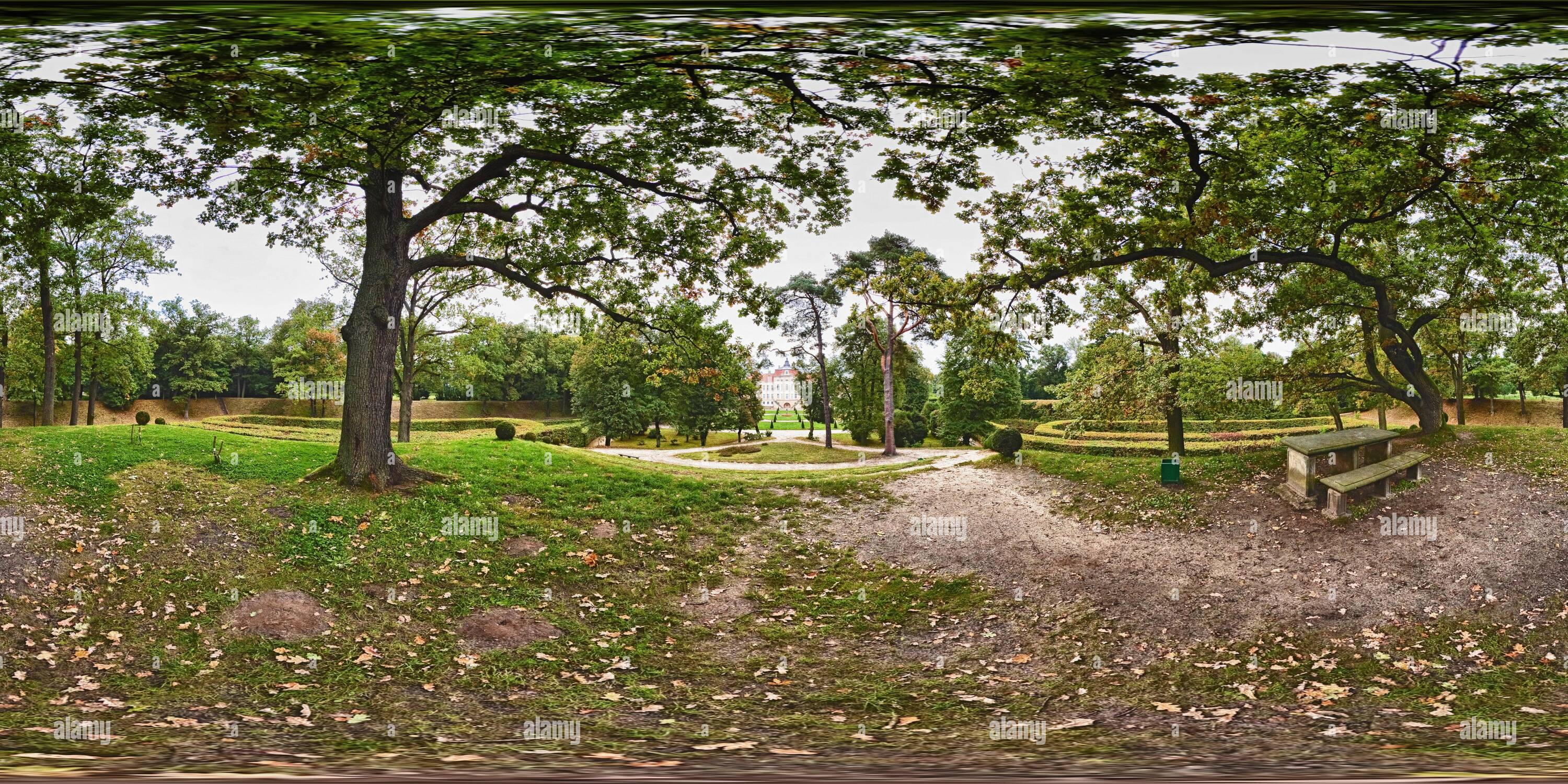 360° view of Rogalin - Palace Park #1 - Alamy