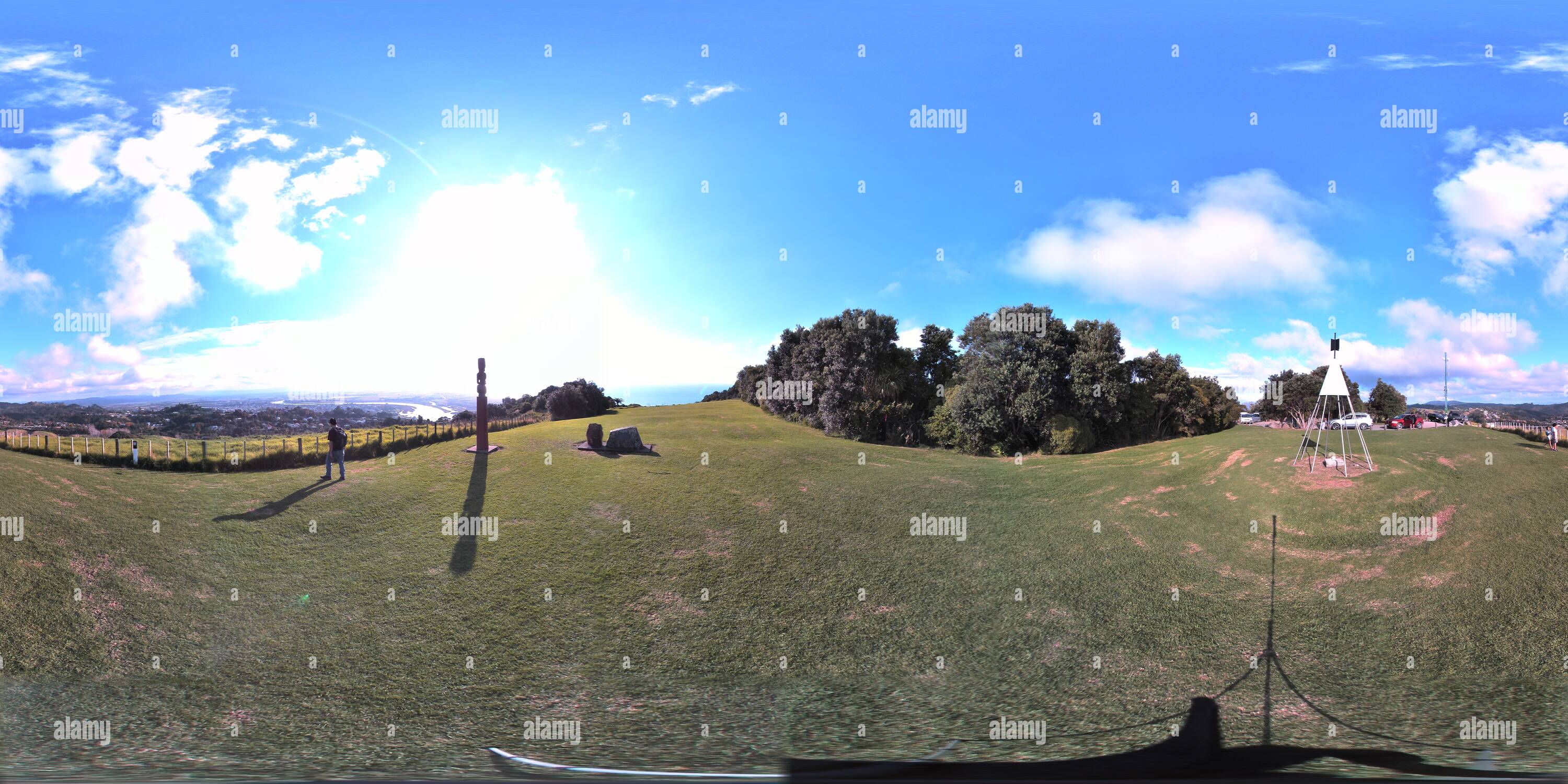 360° view of whakatane hill top - Alamy
