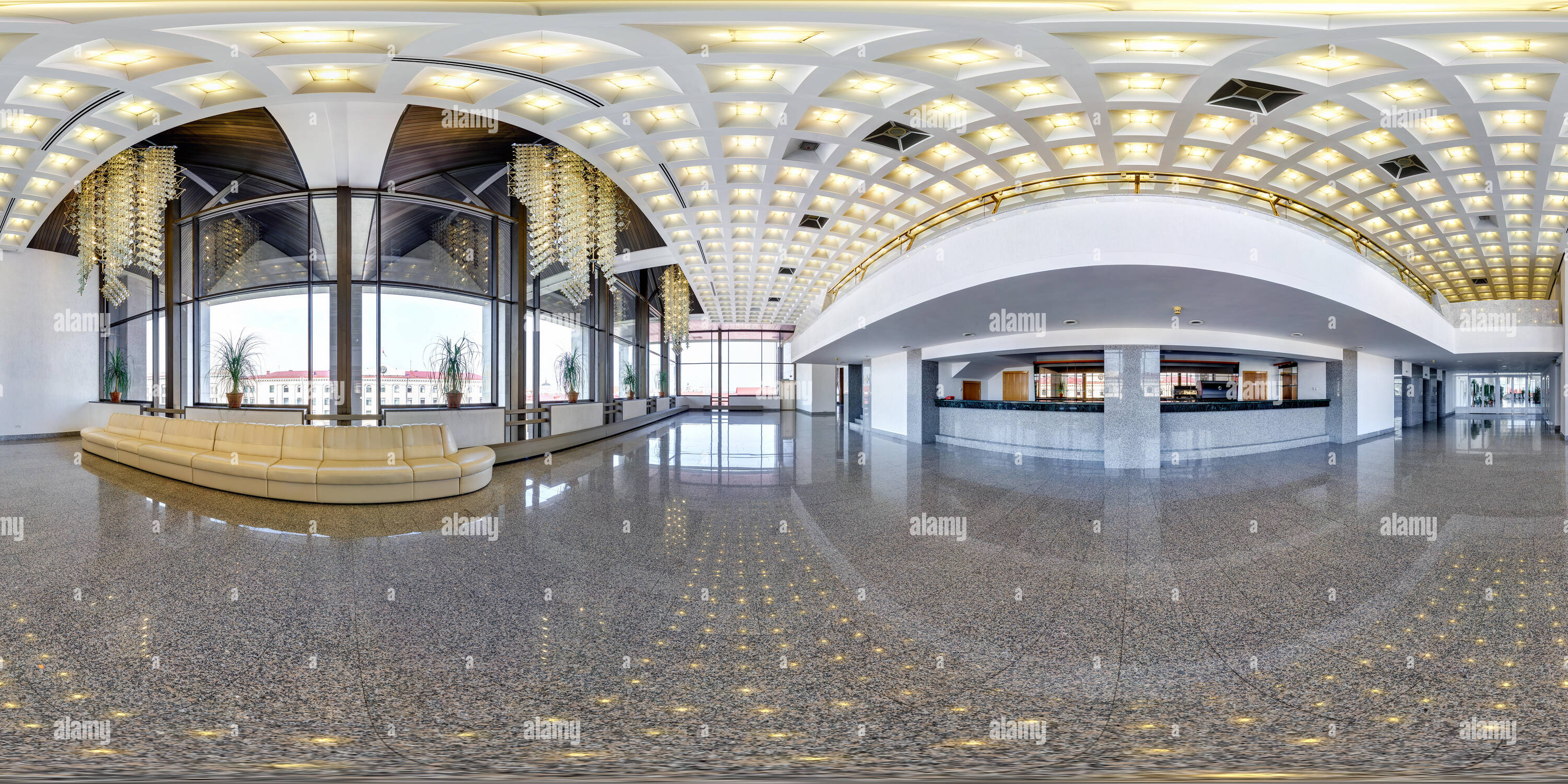 360° view of MINSK, BELARUS - JULY, 2016: full seamless panorama 360 ...
