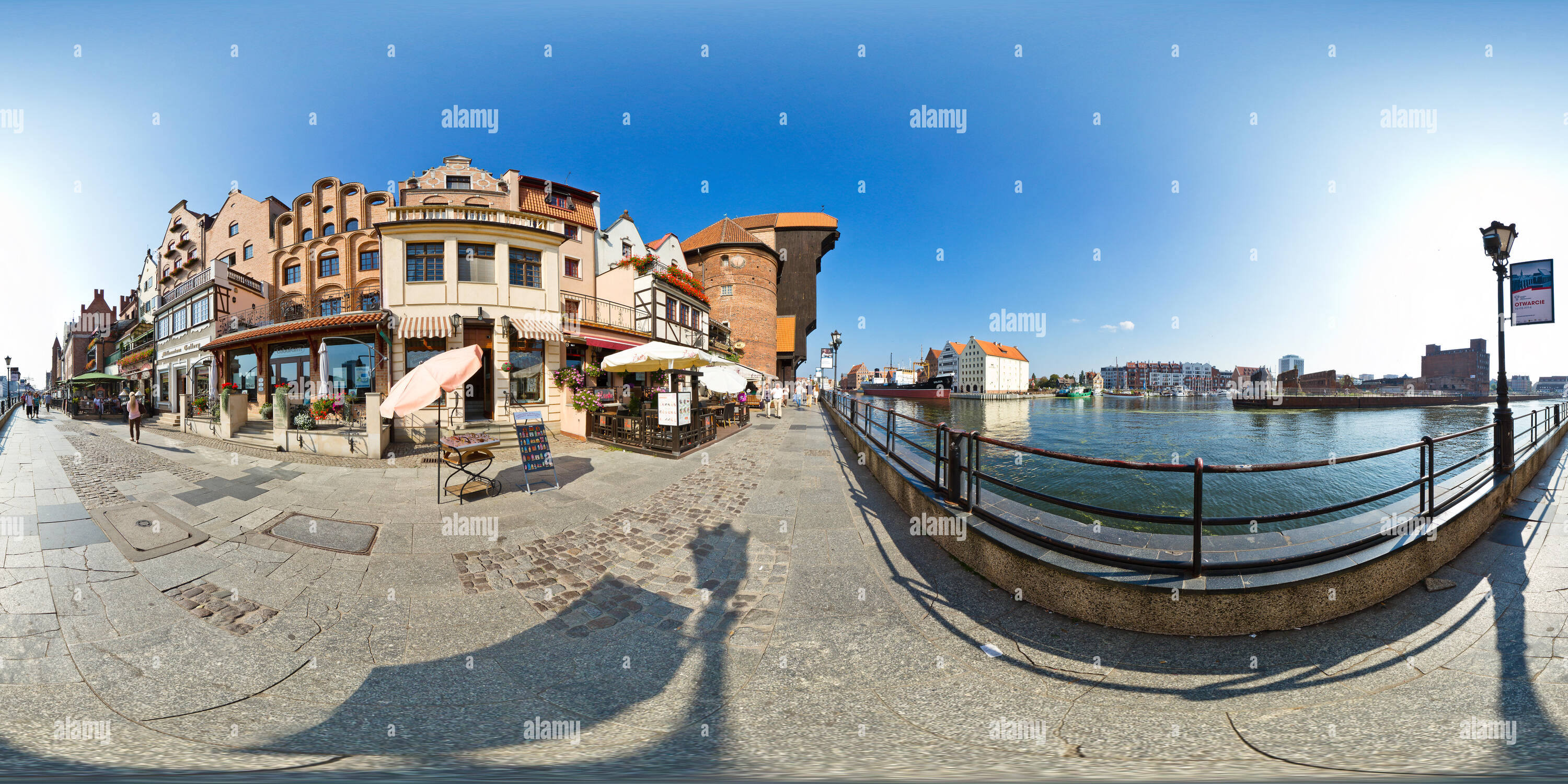 360° view of 360 degree virtual trip around the old town in Gdansk ...