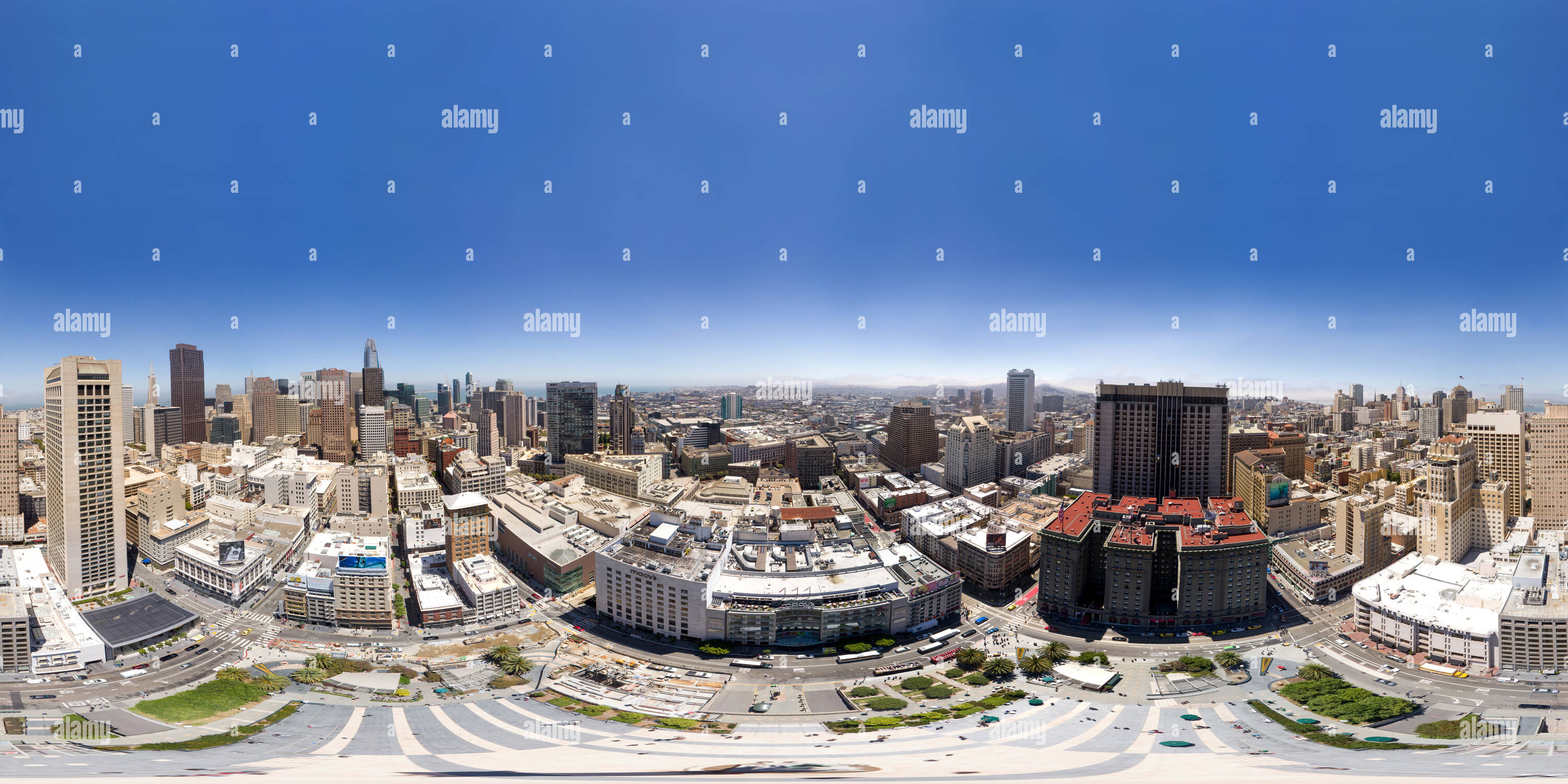 360° view of Union Square, San Francisco, CA - Alamy