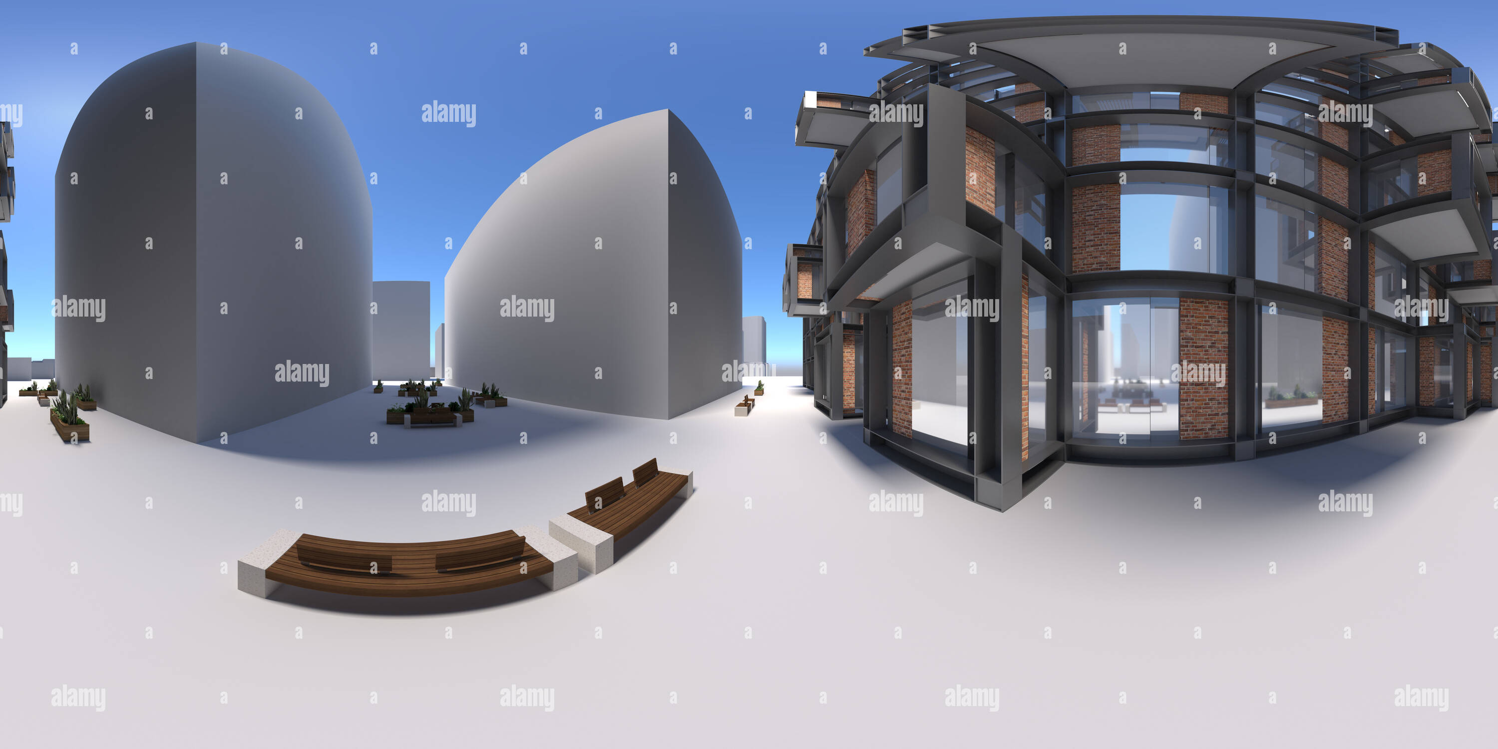 360° view of in the middle of somewhere - Alamy
