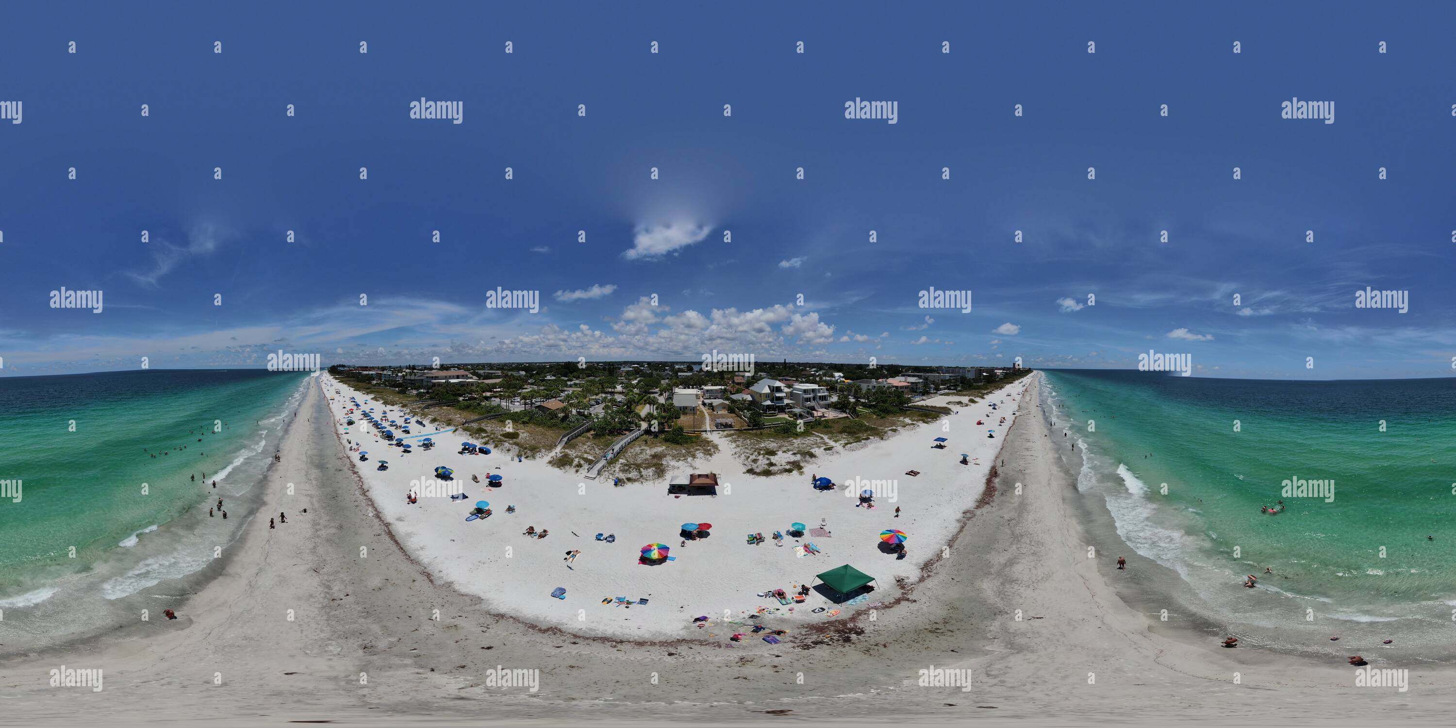 360° view of Indian Rocks Beach. Clearwater - Alamy