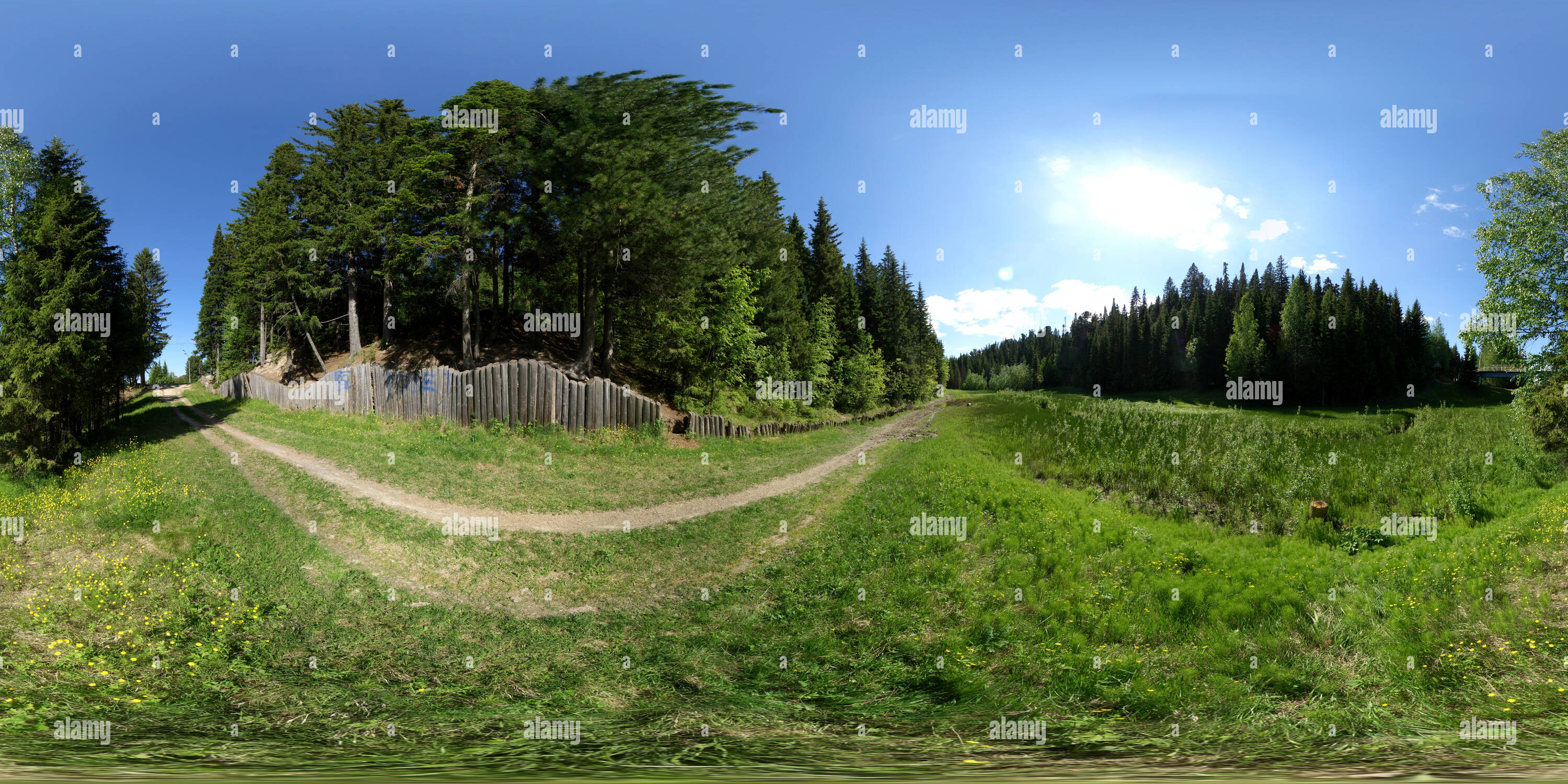 360° view of Долина Семь ручьев Лето 2019 - Alamy