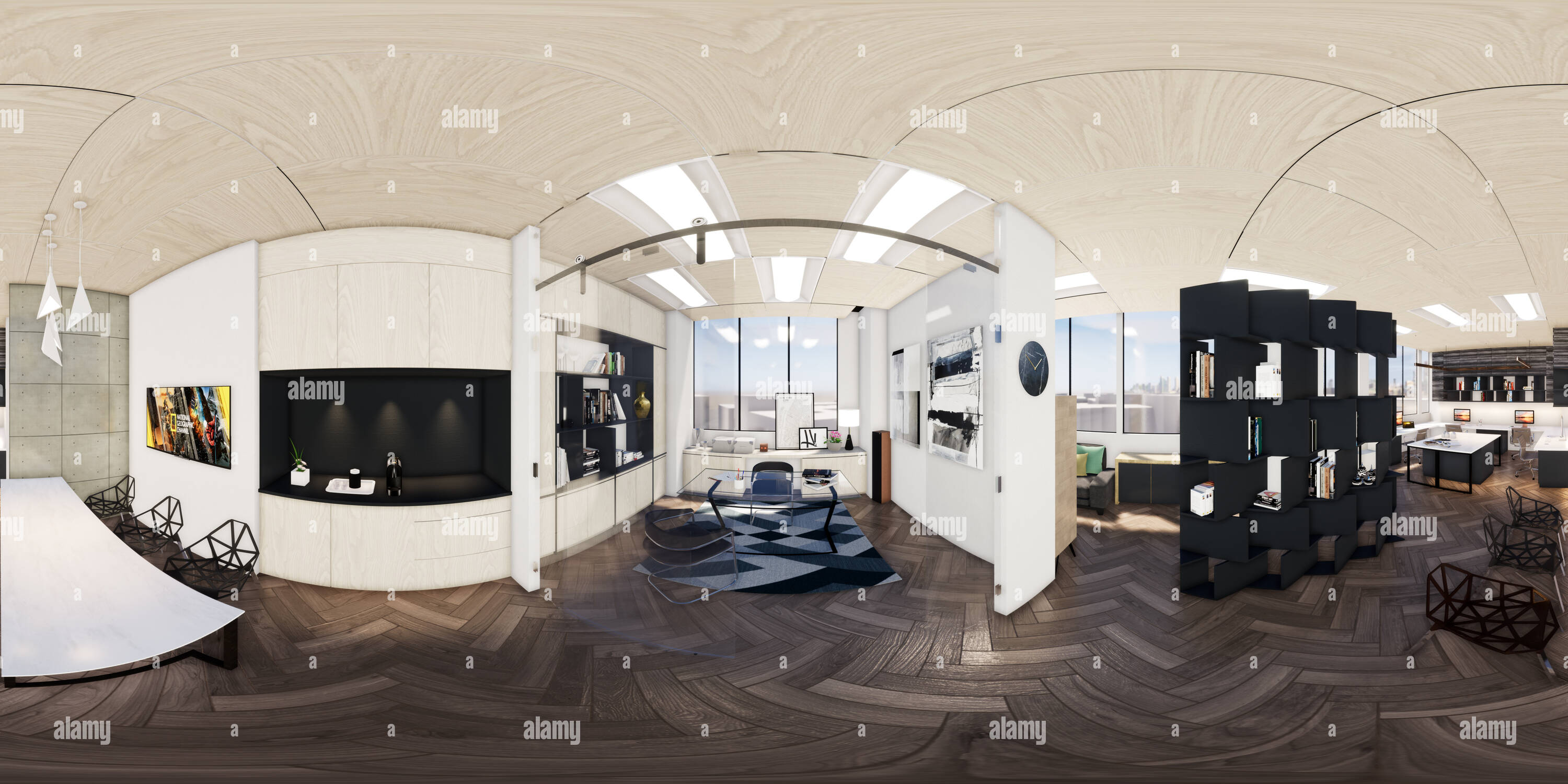 360 View Of Office 360 2 Alamy
