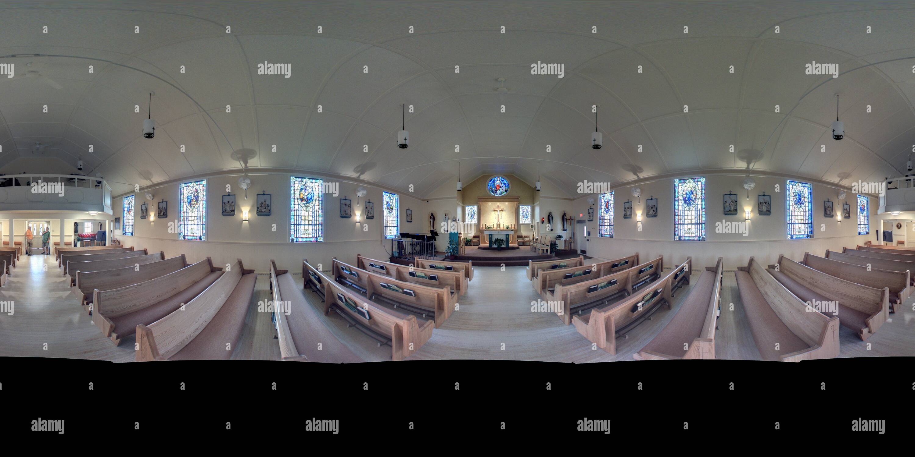 360° view of Good Shepard Interior Church 2 - Alamy
