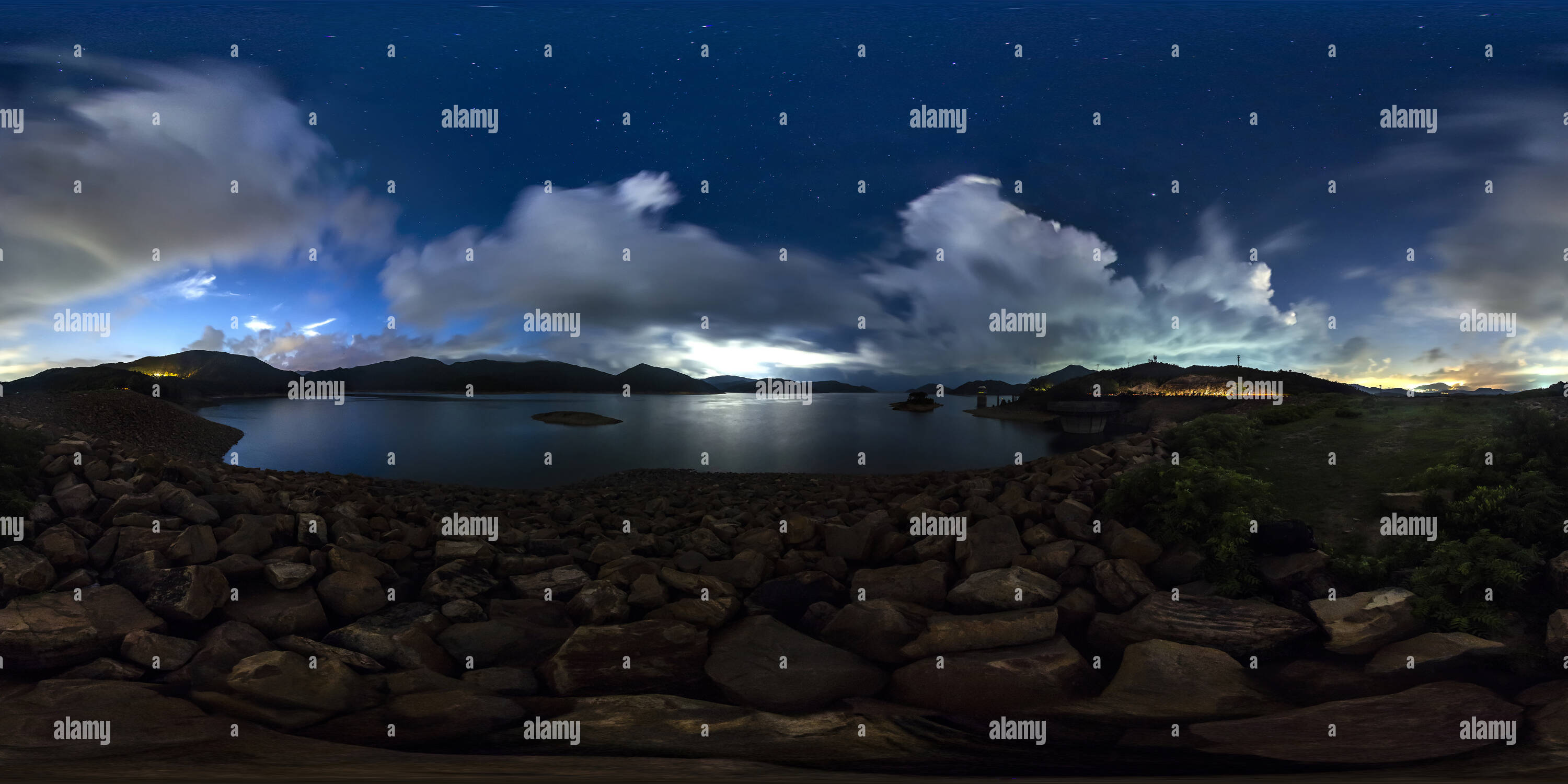 360° view of Silence @ High Island Reservoir(寂靜的萬宜水庫), Sai Kung, HK - Alamy