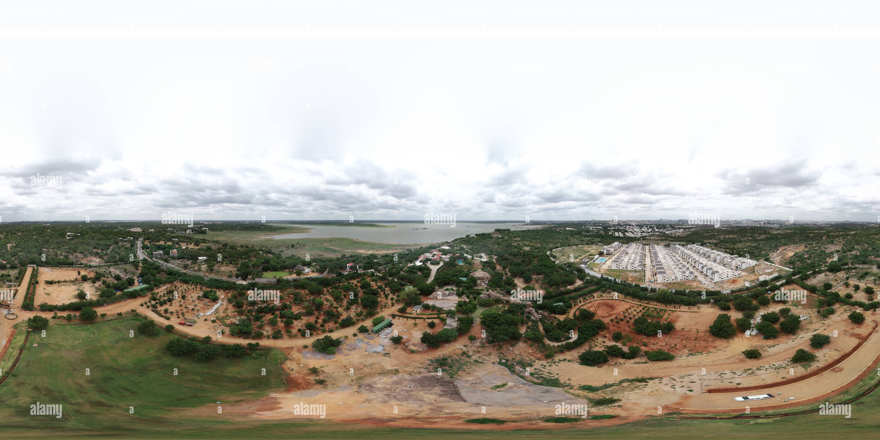 360° view of Gandipet Lake Site - Alamy