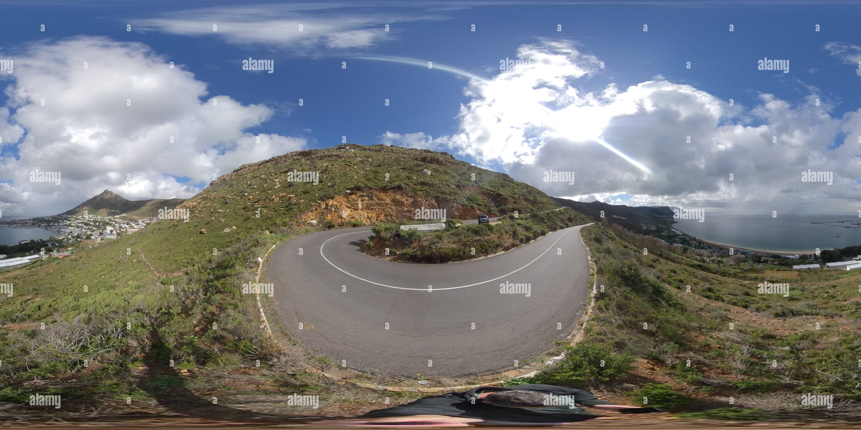 360° view of Red Hill Road Simons Town - Viewing Area - Alamy