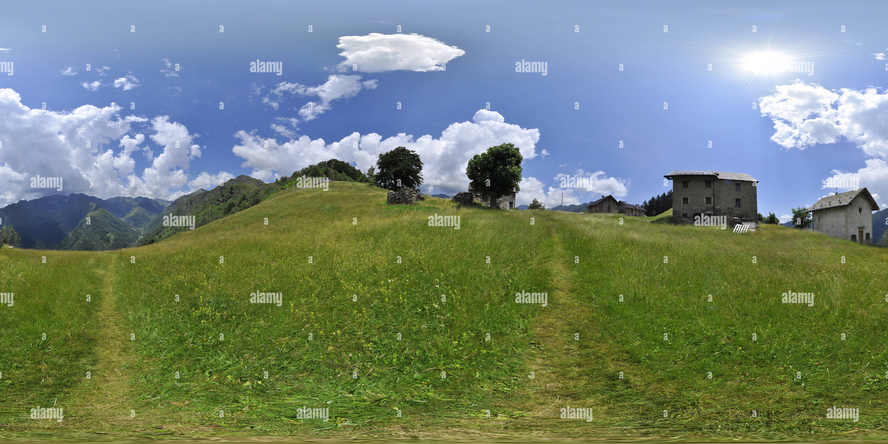 360° view of Res di Fobello - Alamy