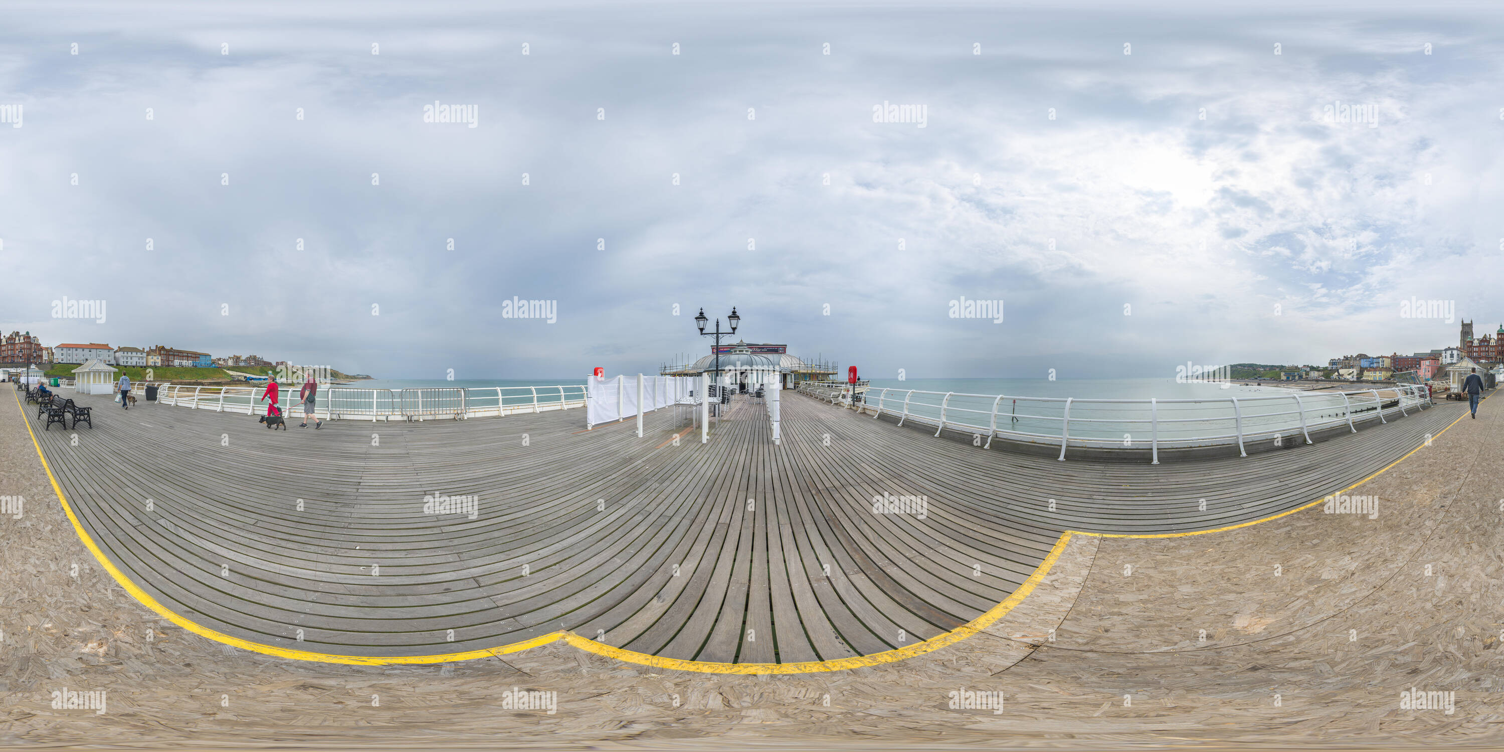 360° view of Pier at the seaside resort of Cromer on the north coast of ...