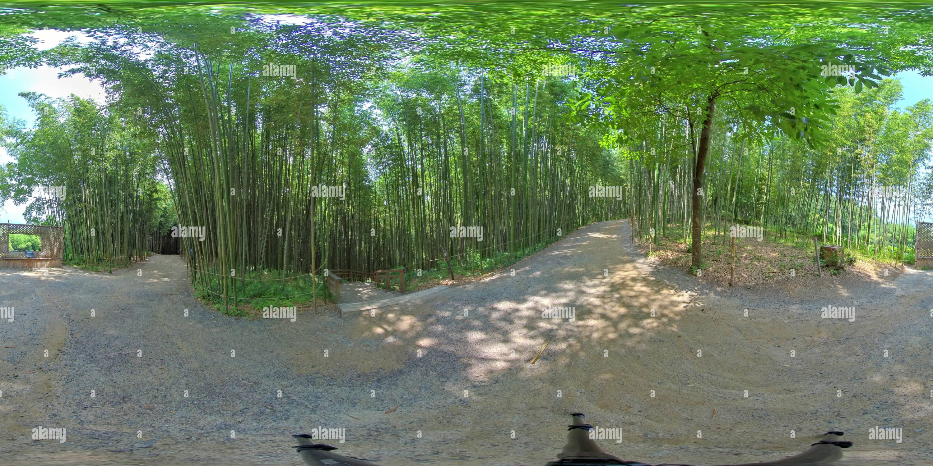 360° view of Damyang, South Korea - 24 July 2019 Juknokwon. 360 degrees ...