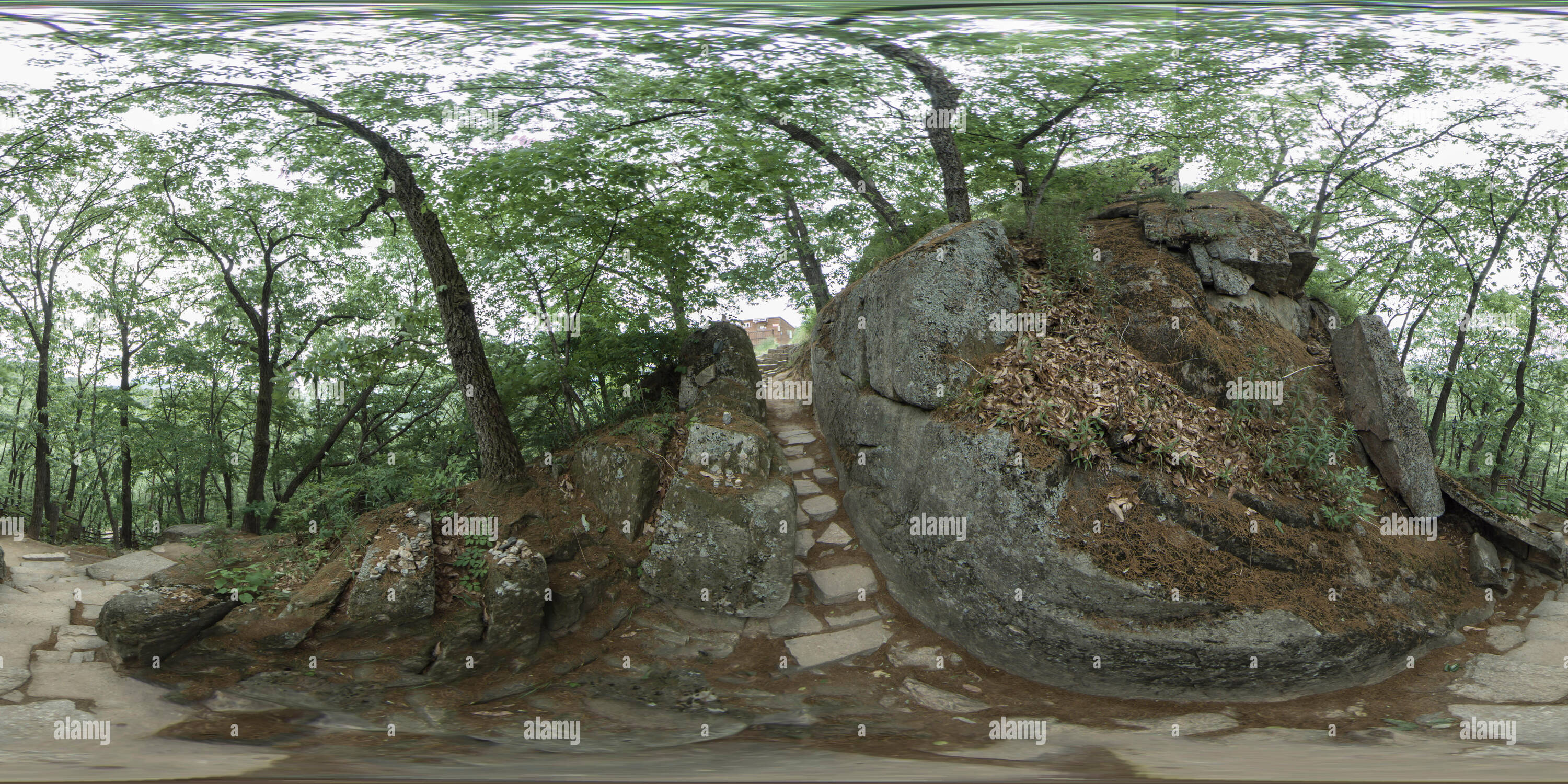 360° view of JECHEON, SOUTH KOREA 22 May 2019: 360 degrees full ...
