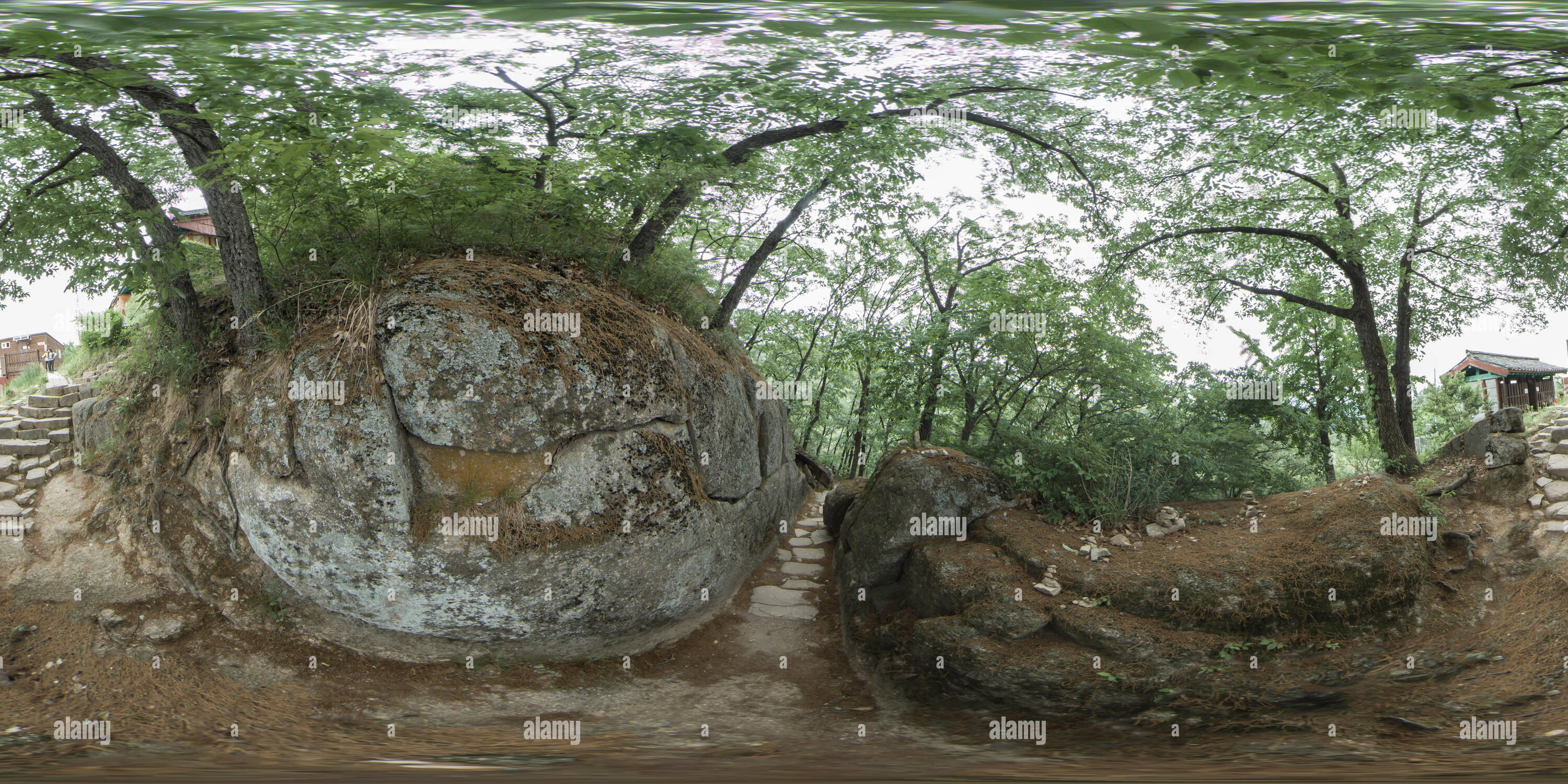 360° view of JECHEON, SOUTH KOREA 22 May 2019: 360 degrees full ...