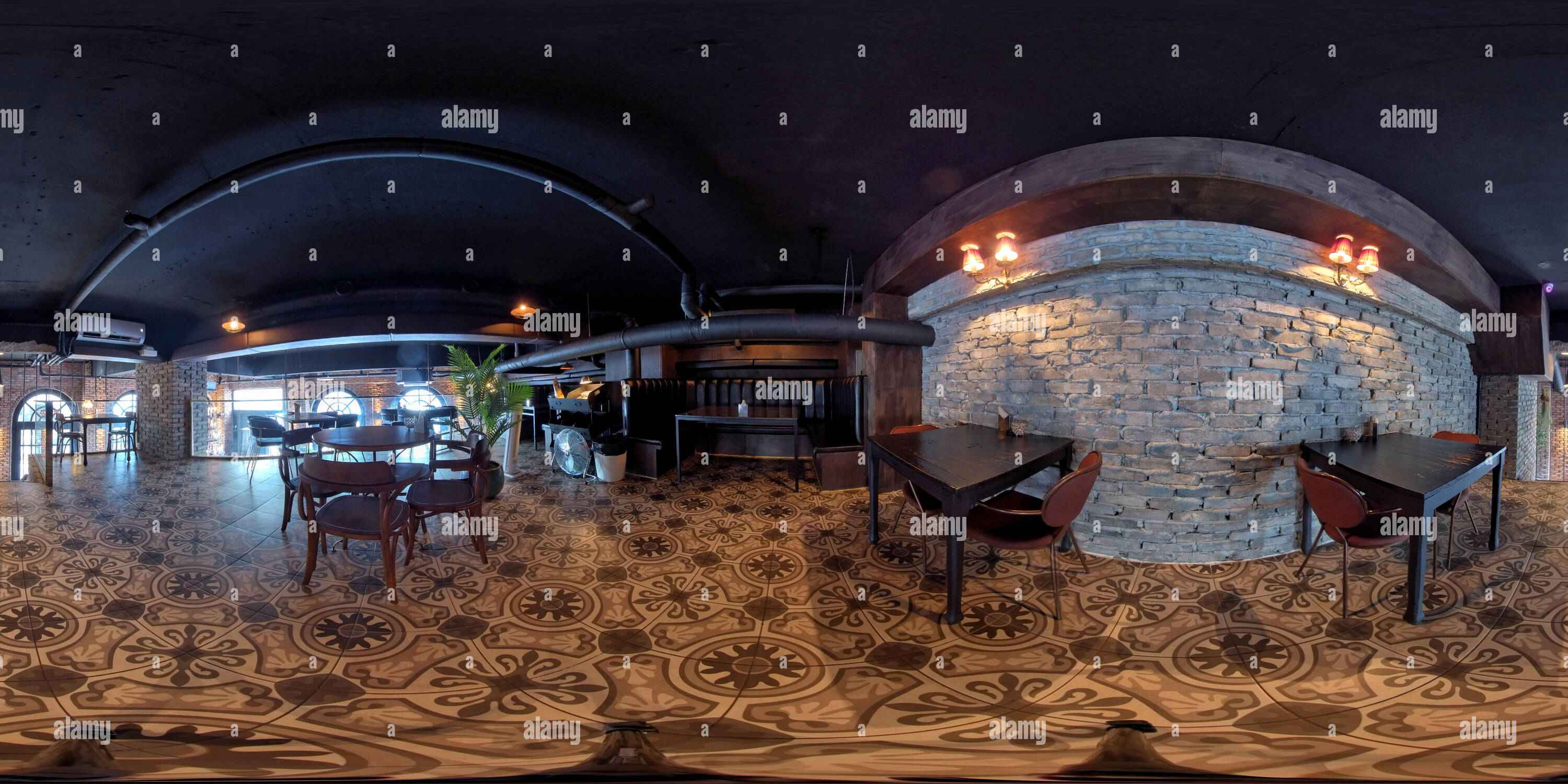360° view of ANSAN, SOUTH KOREA 4 JULY, 2019: full seamless panorama ...
