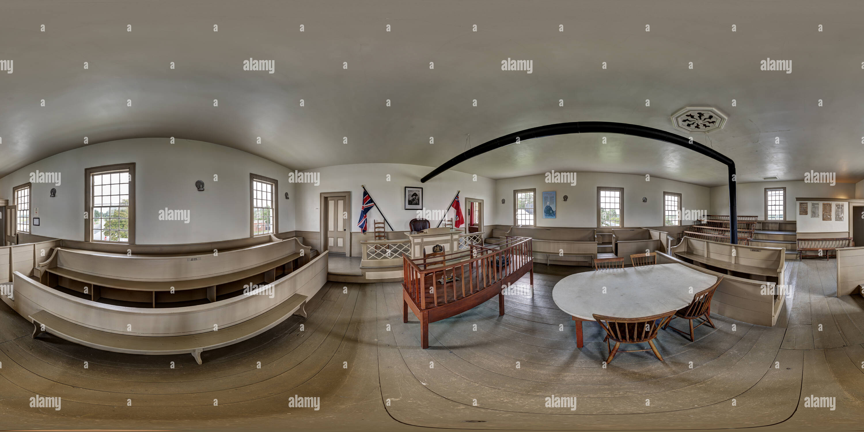 360° view of Tusket Courthouse and Goal - Alamy