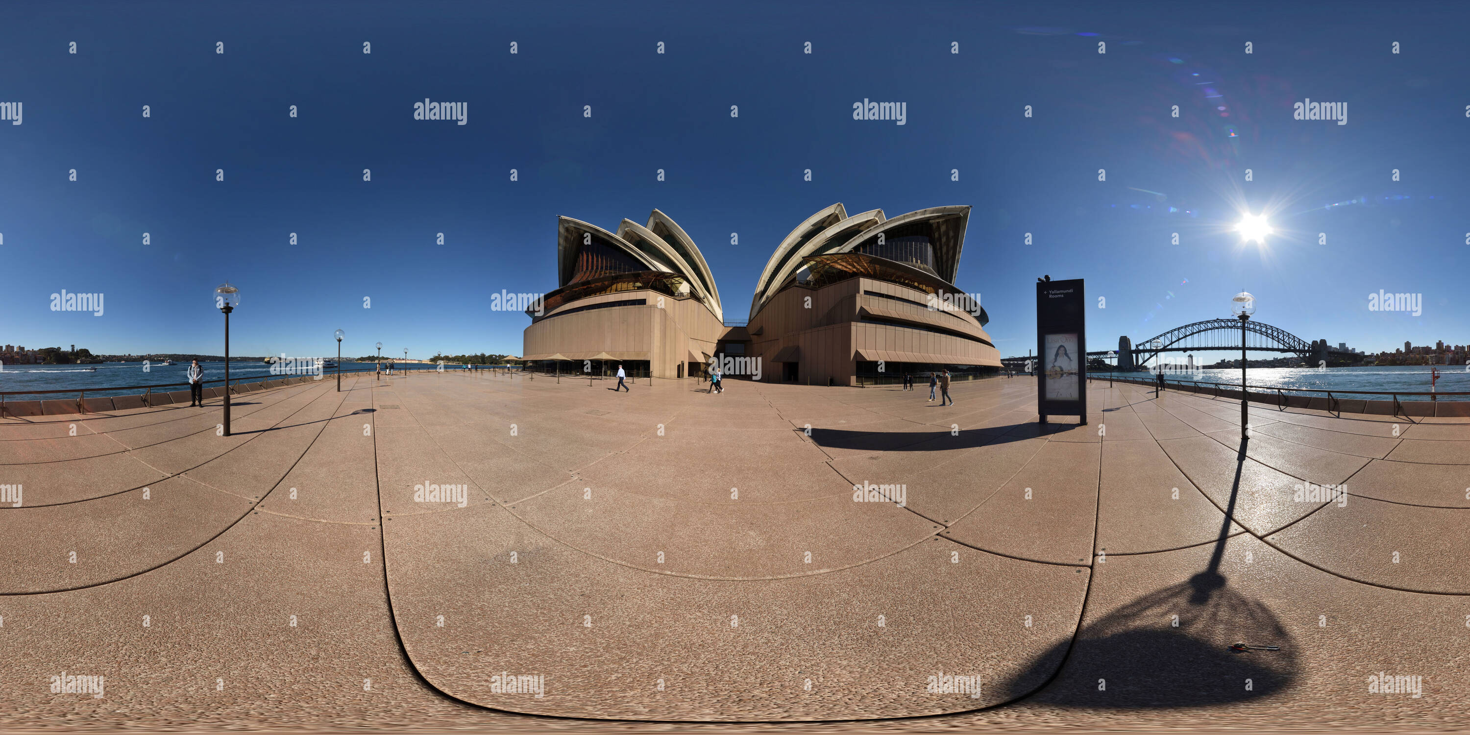 360° view of Sydney Opera House and Kirribilli Point - Alamy