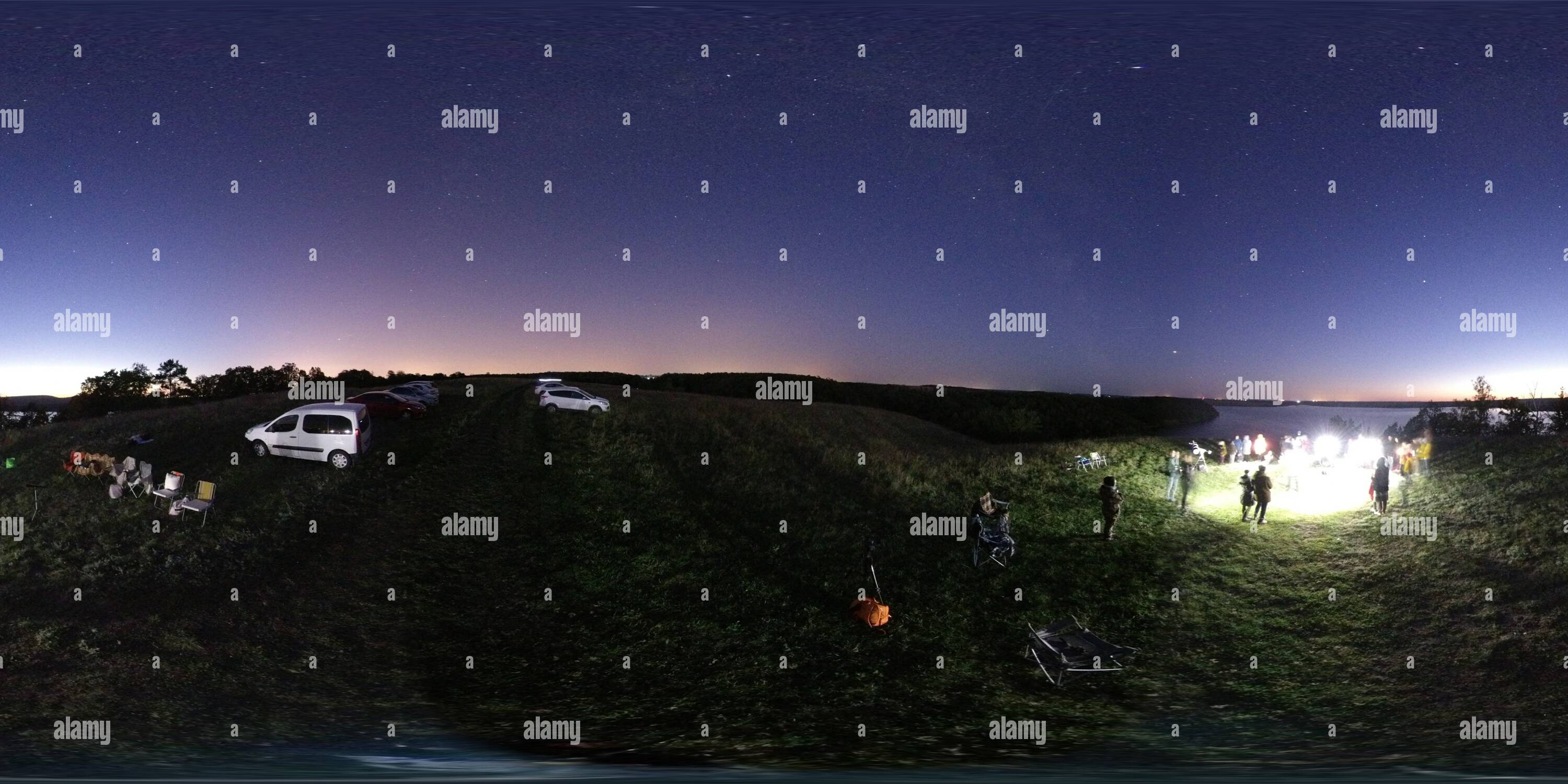360° view of Stars around the earth - Alamy