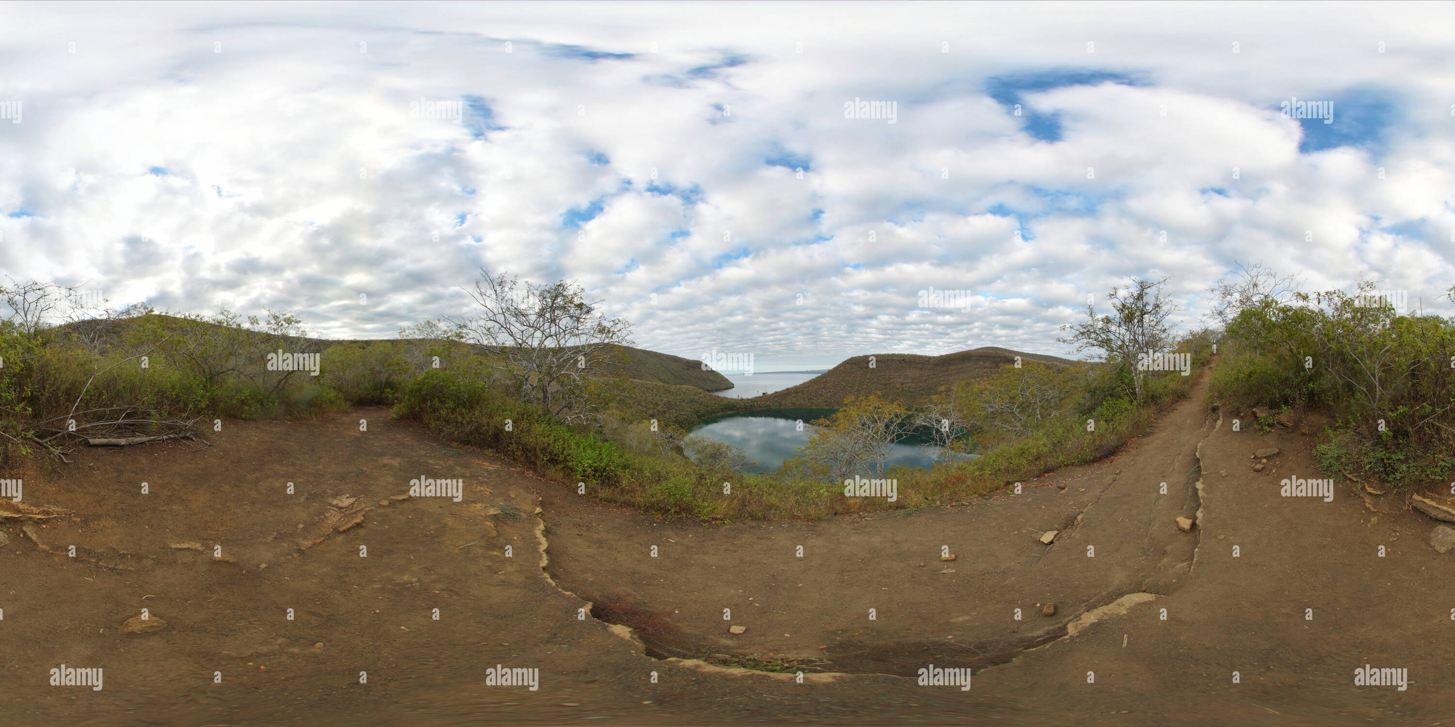 360° view of Tagus Bay - Galapagos - Alamy