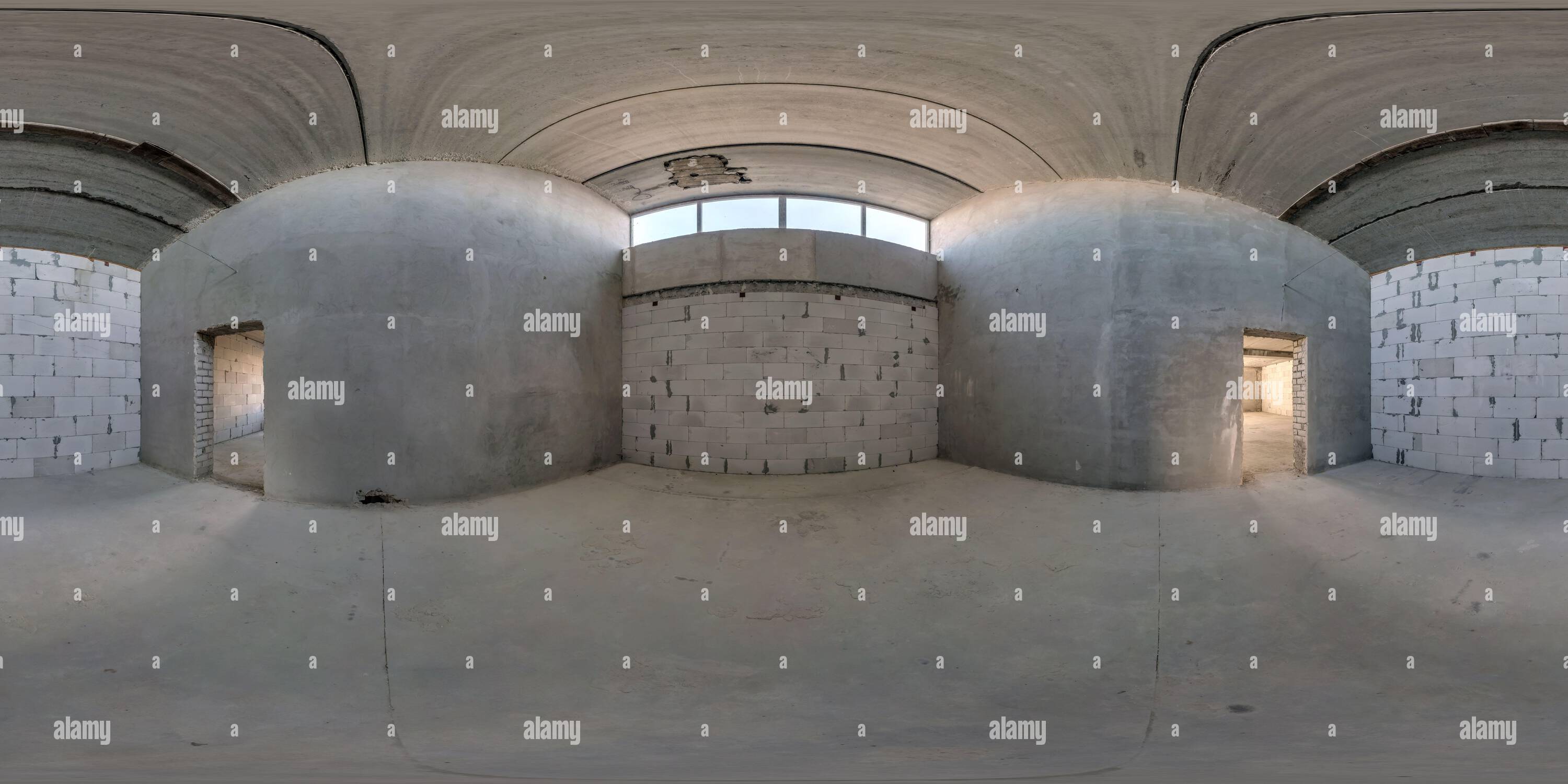 360 °-Ansicht auf Full nahtloses spherical hdri Panorama 360 Grad im ...