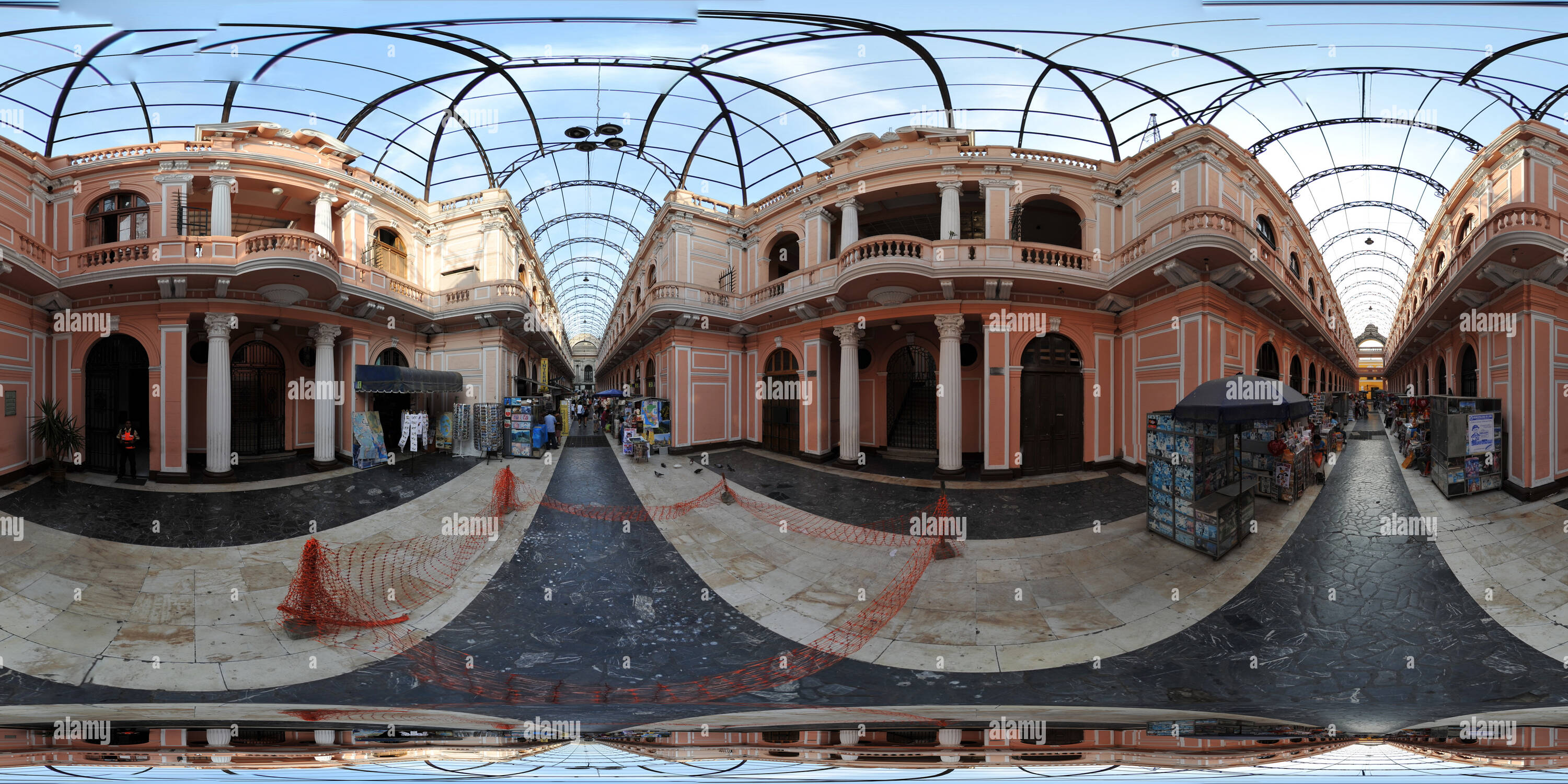360 °-Ansicht auf Pasaje Piura, Lima, Peru - Alamy