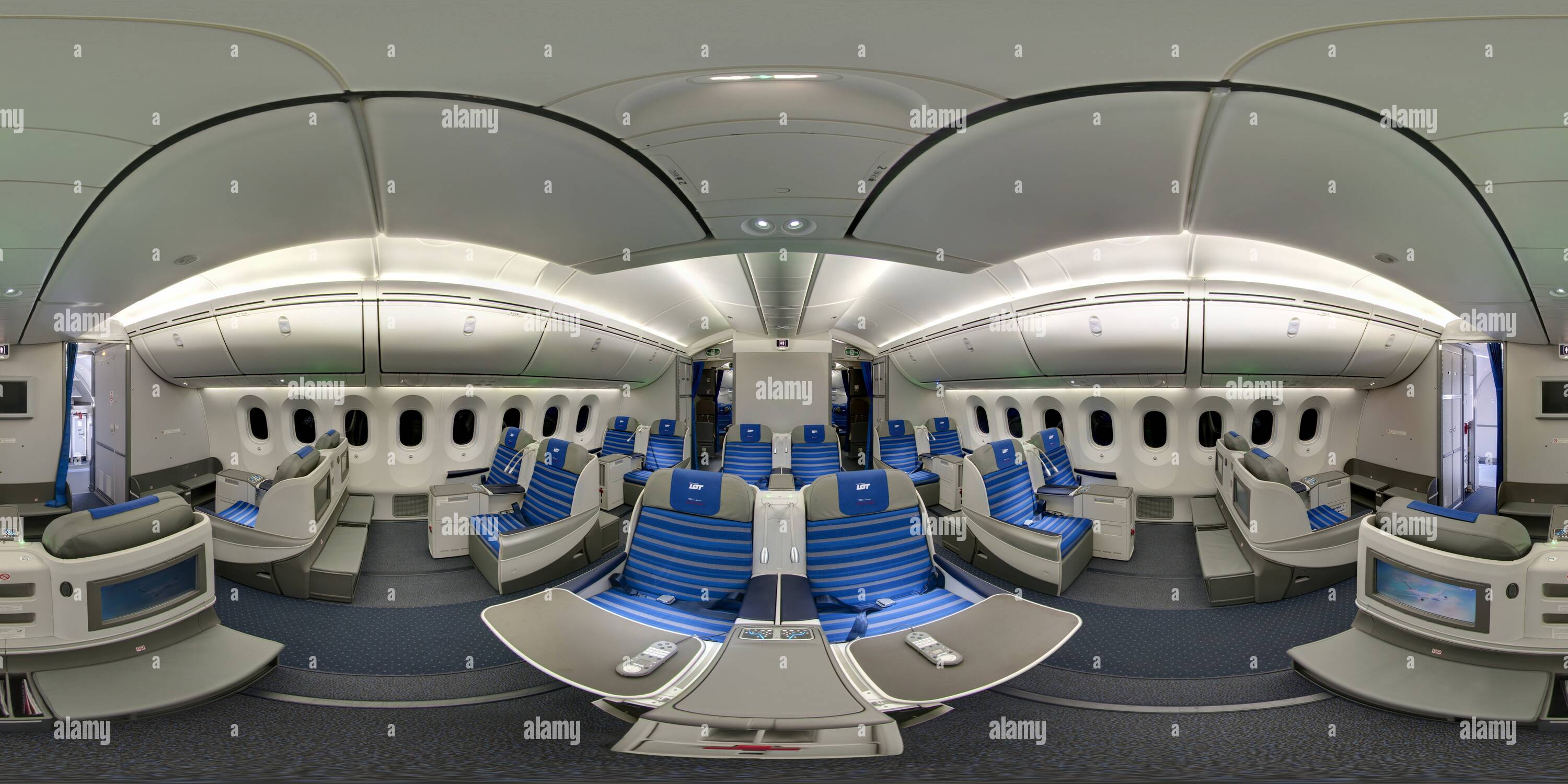 360 °-Ansicht auf Boeing 787 - Dreamliner VIP-Klasse - Alamy