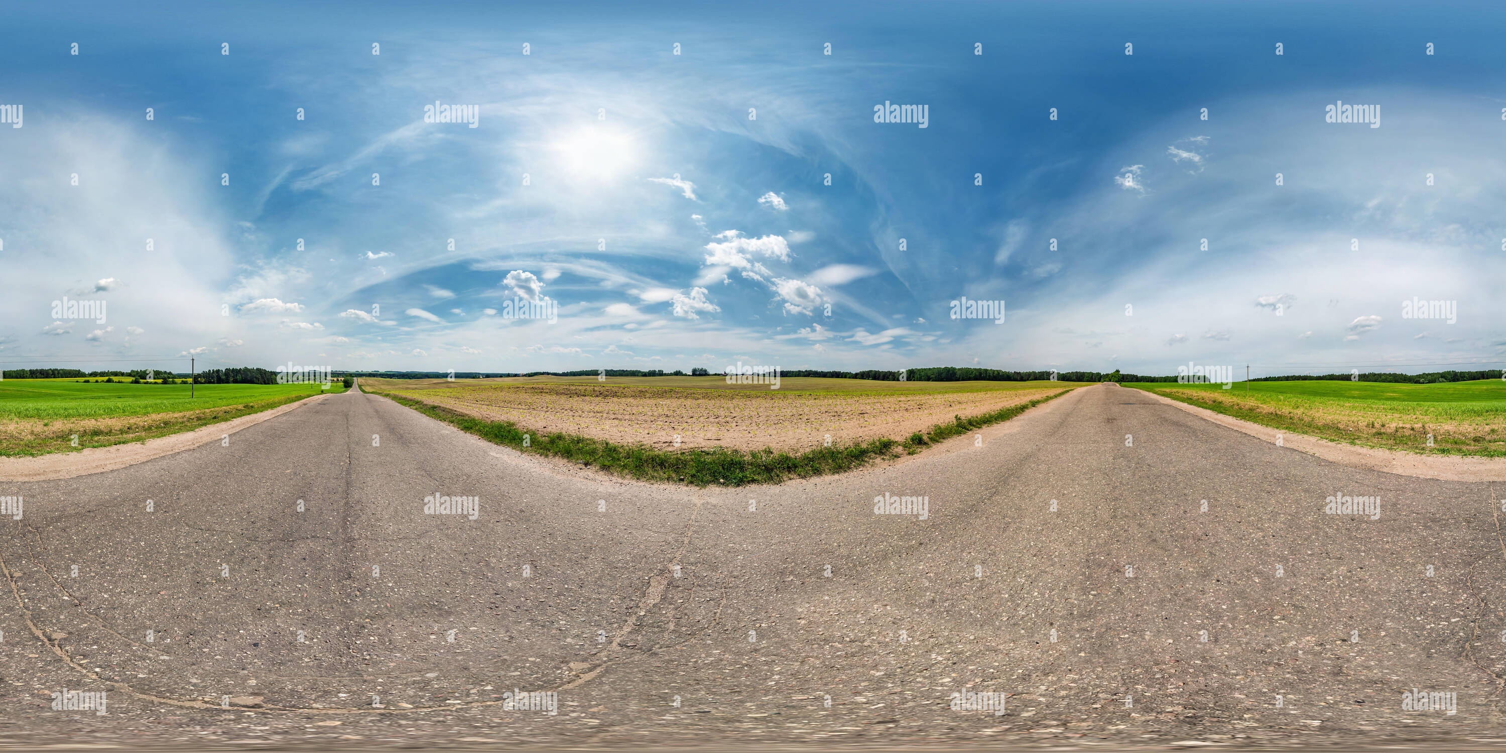 Vue à 360° de Hdri sphériques transparente complète panorama 360 degrés ...