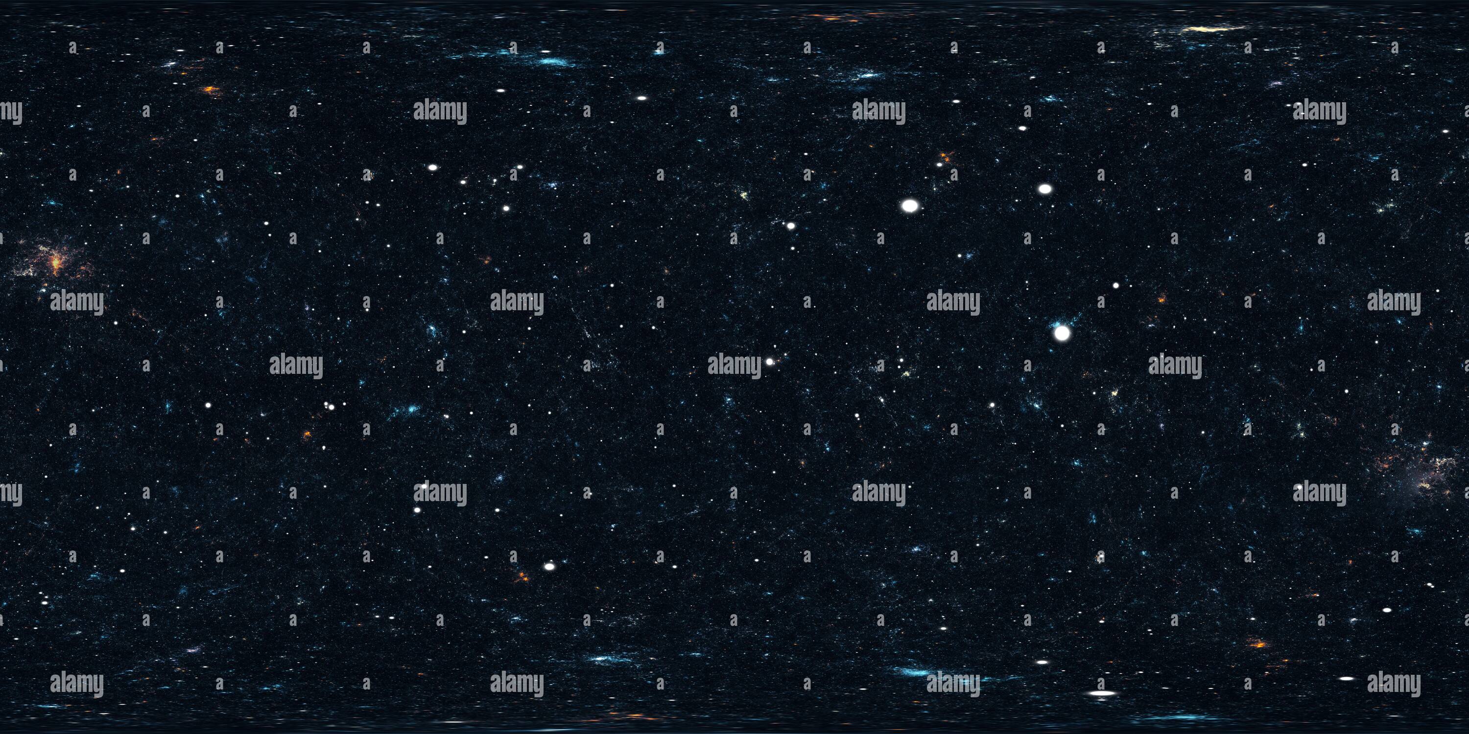 Vue à 360° de arrière-plan d'espace de 360 degrés. Structures ...