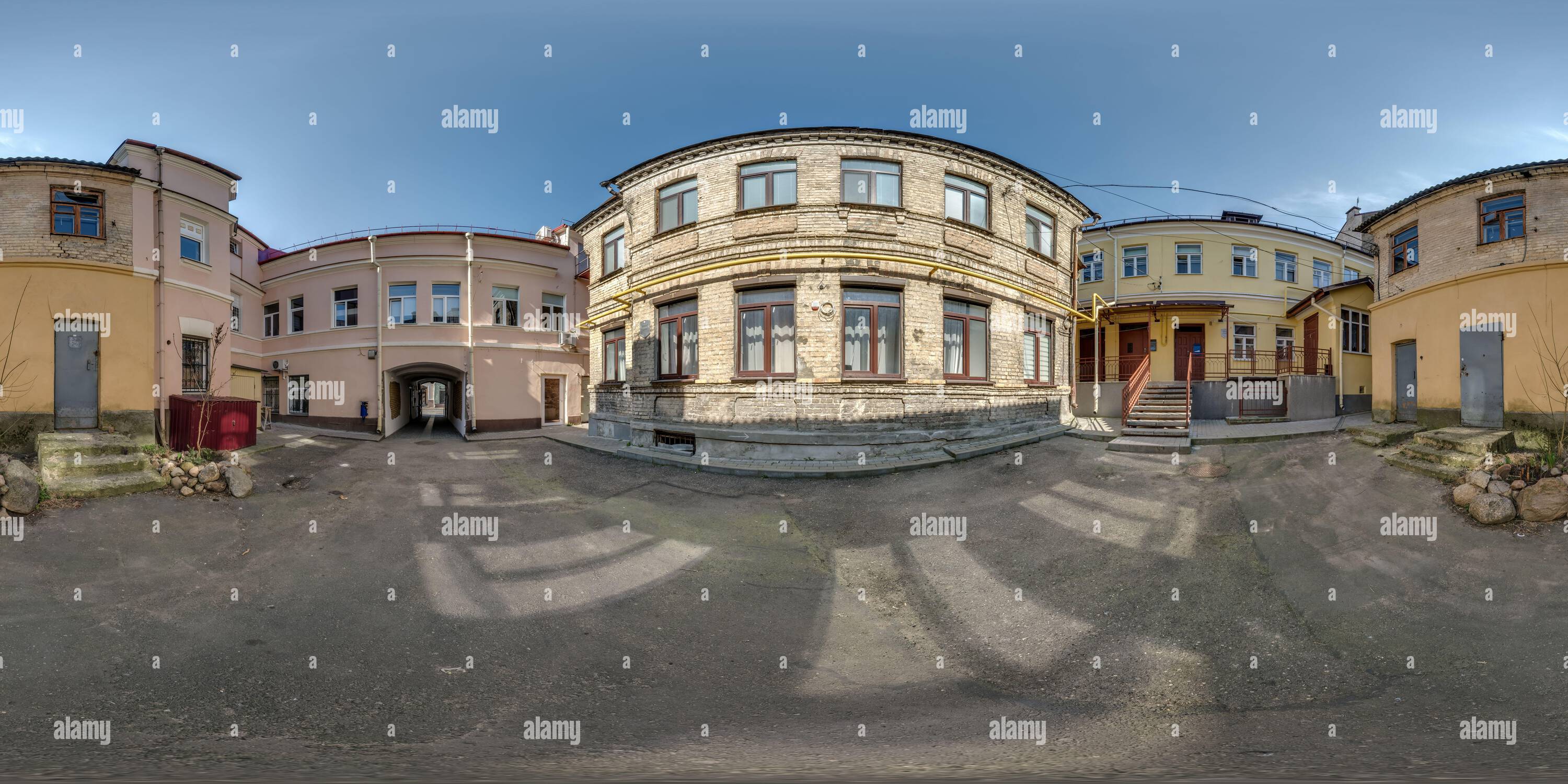 Vue à 360° de panorama hdri sphérique sans couture 360 degrés angle ...