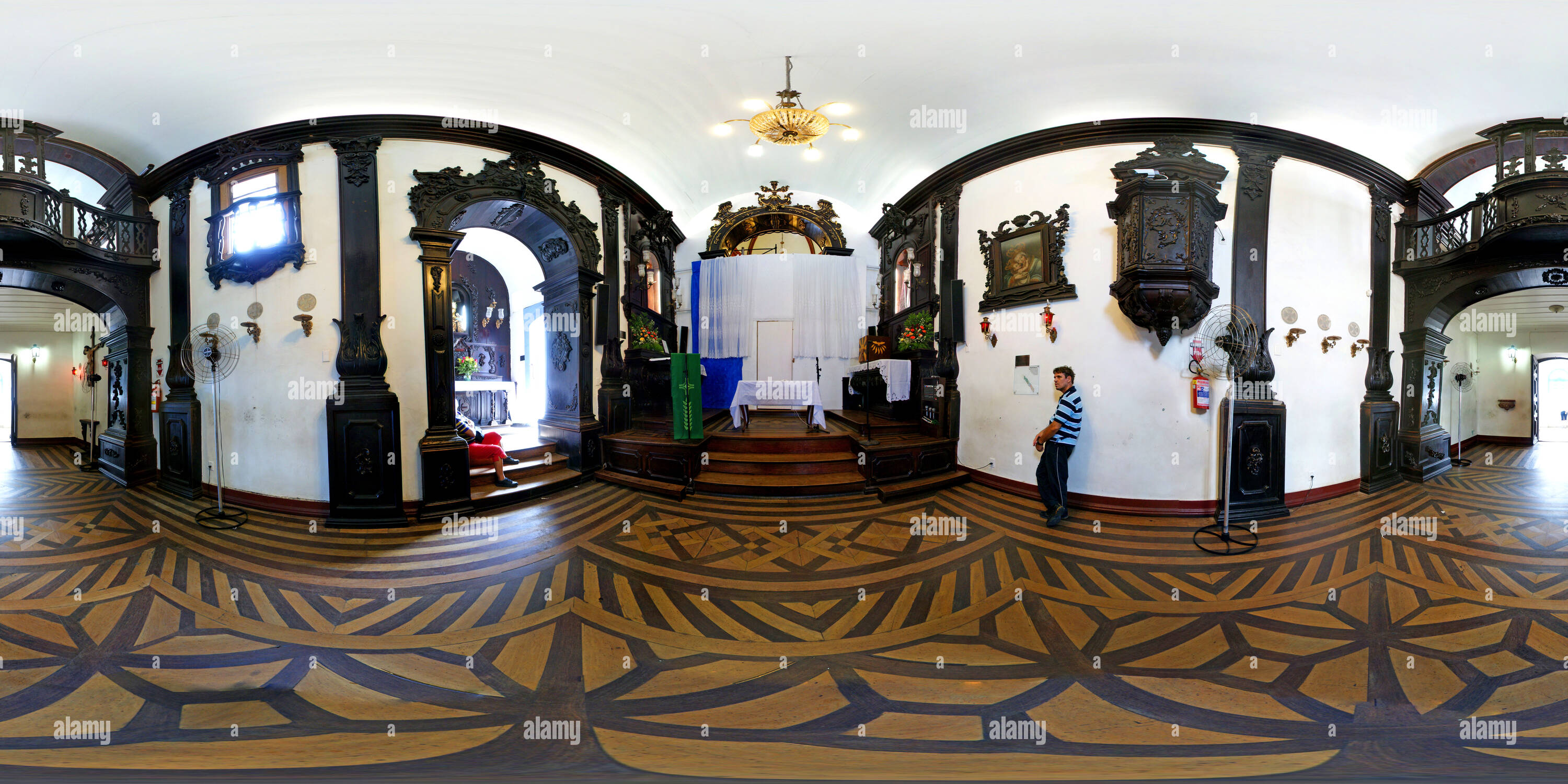 Vue à 360° de Capela Nossa Senhara do Convento da Penha em Vila Velha ...