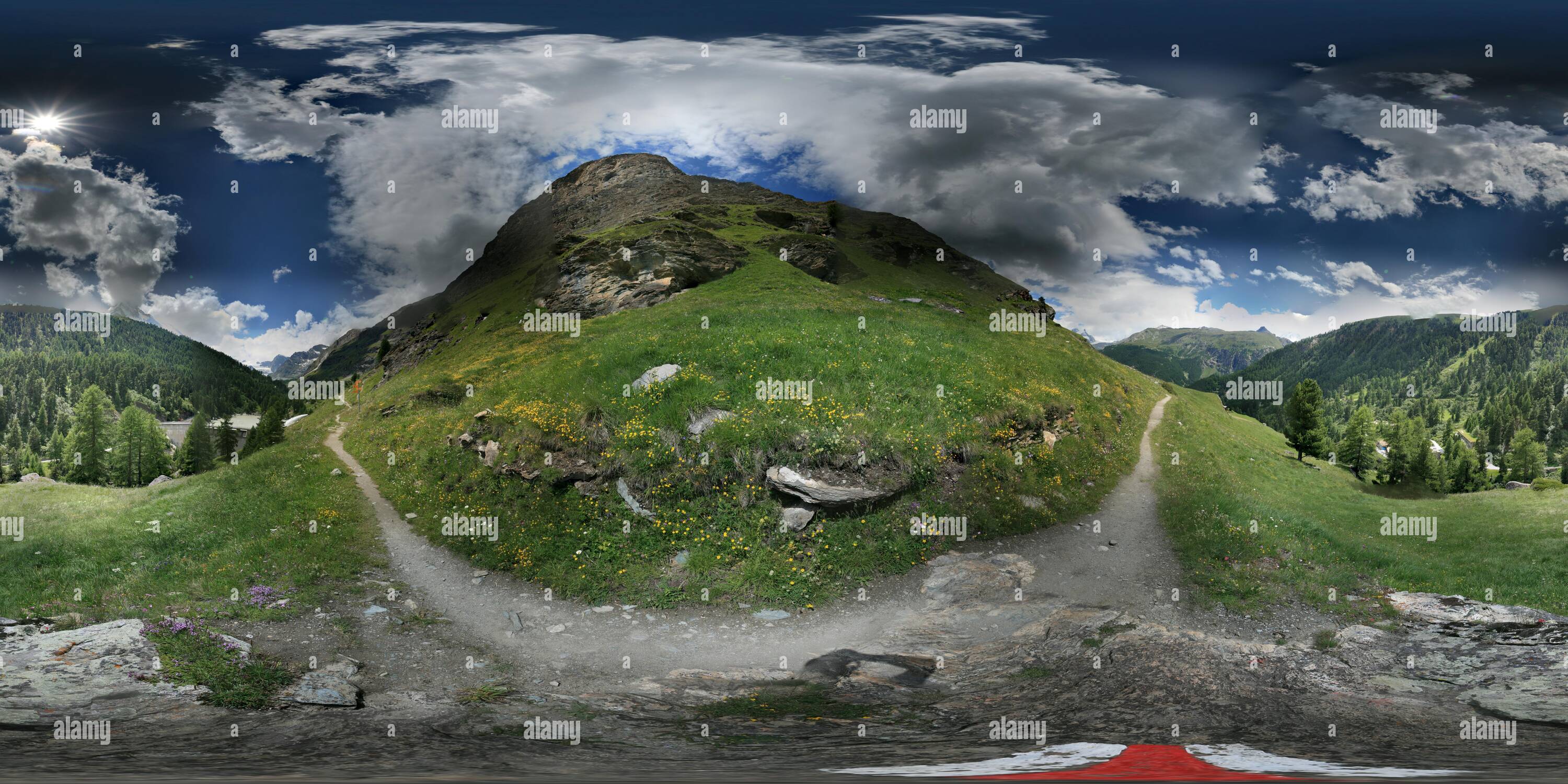 Zermatt matterhorn zmutt switzerland Banque de photographies et d ...